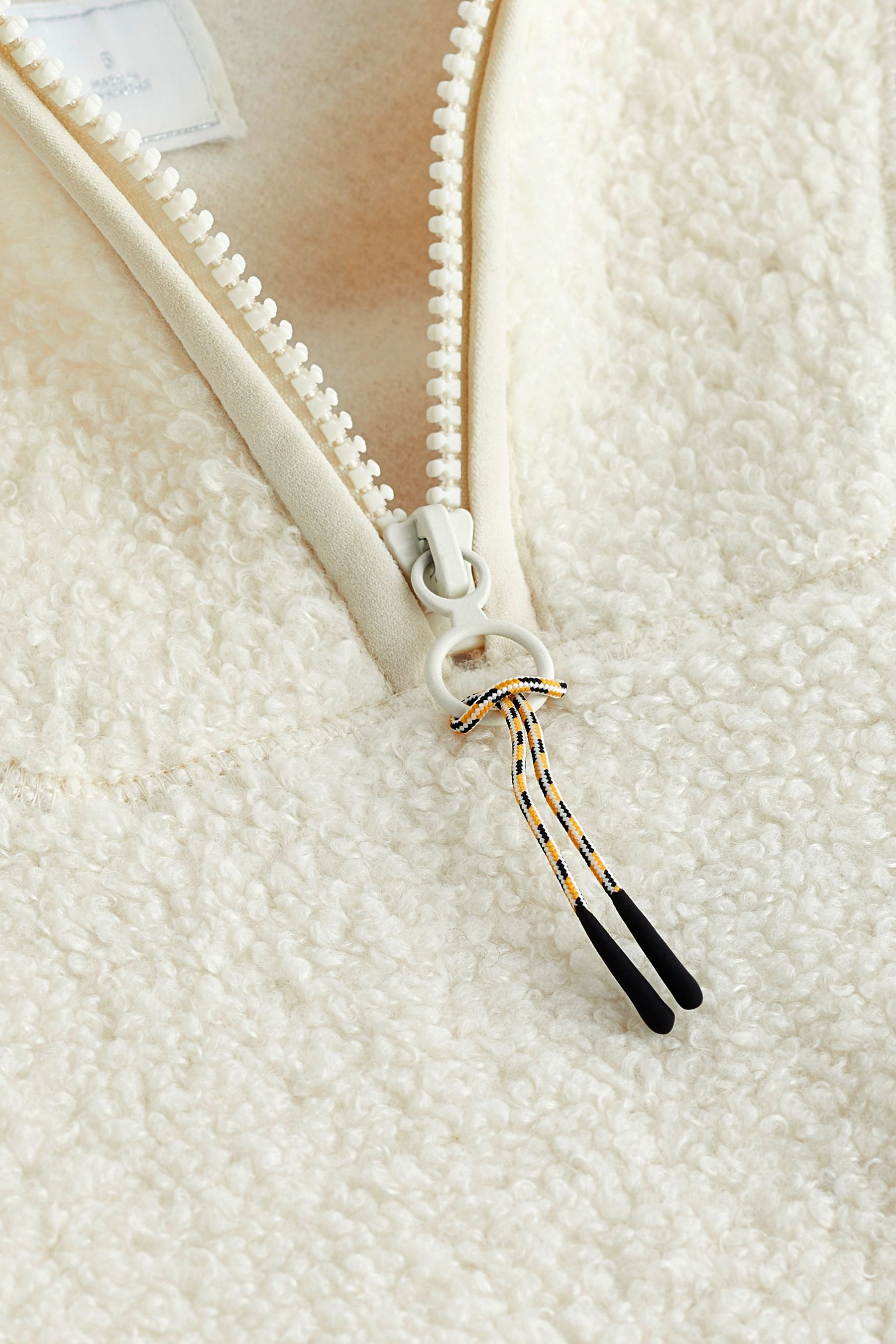 Buy Outdoor Next Elements Hooded Teddy Borg Quarter Zip Fleece from ...