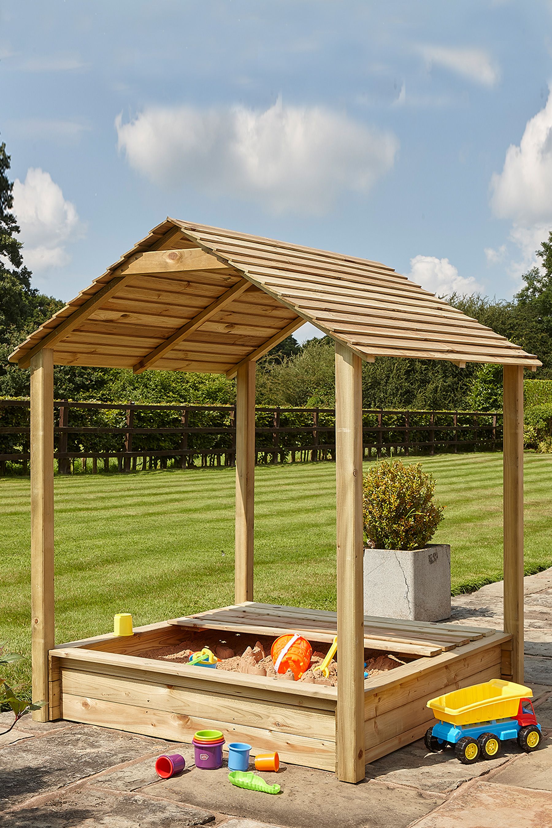 Buy Rowlinson Garden Products Natural Parkland Sandpit from the Next UK ...