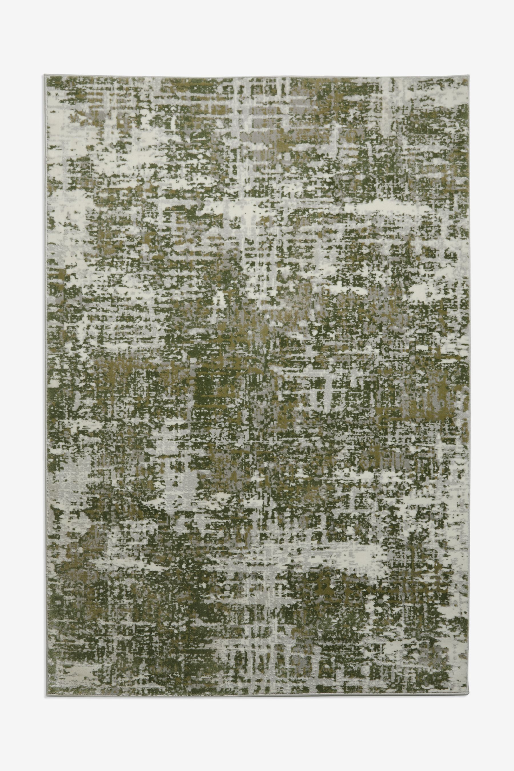 Buy Moss Green Mica Abstract Rug from the Next UK online shop
