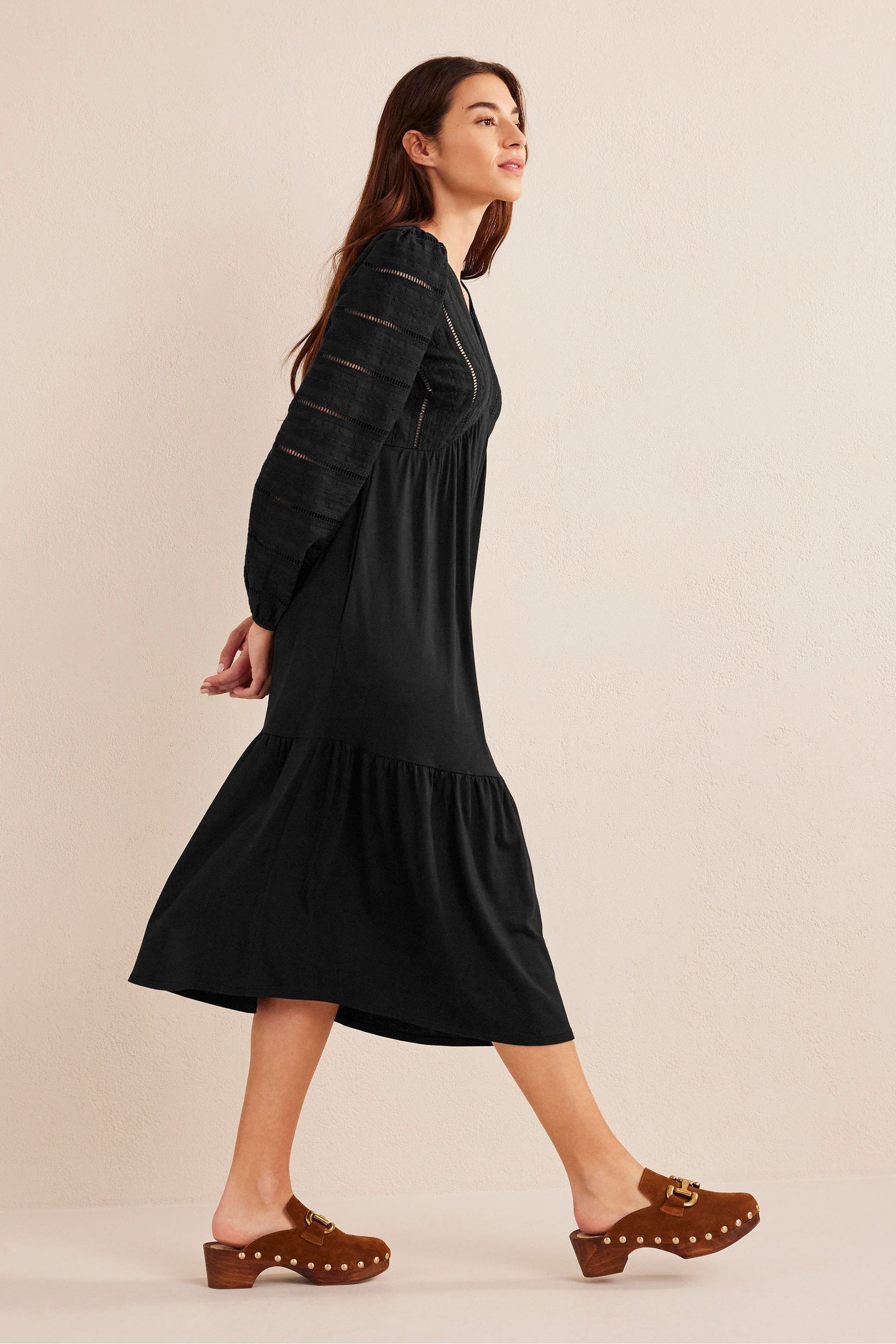 Buy Boden Woven Mix Midi Dress from Next Ireland
