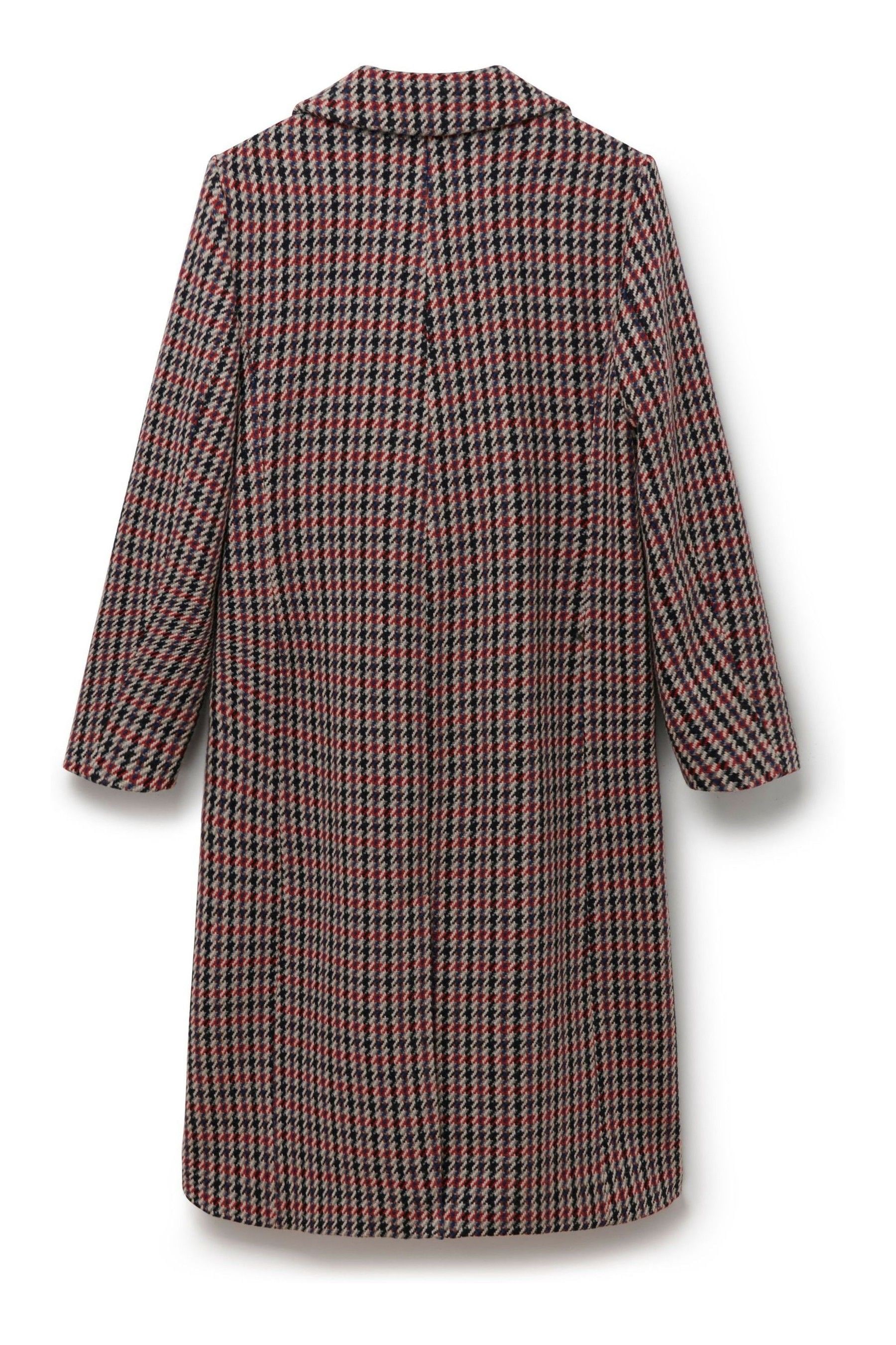 Buy Another Sunday Formal Coat In Heritage Check Wool Blend In Brown ...