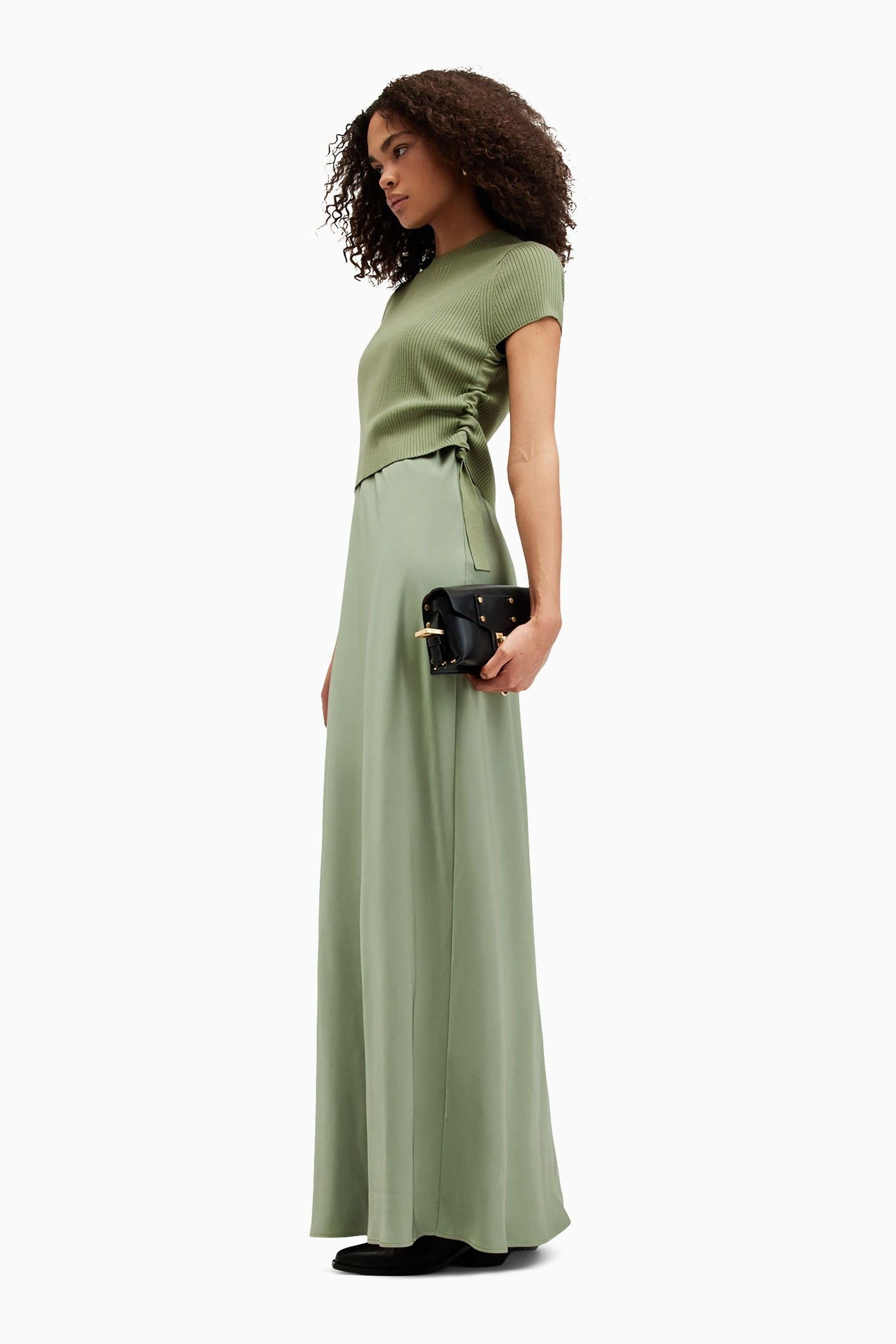 Buy AllSaints Green Hayes Dress from the Next UK online shop