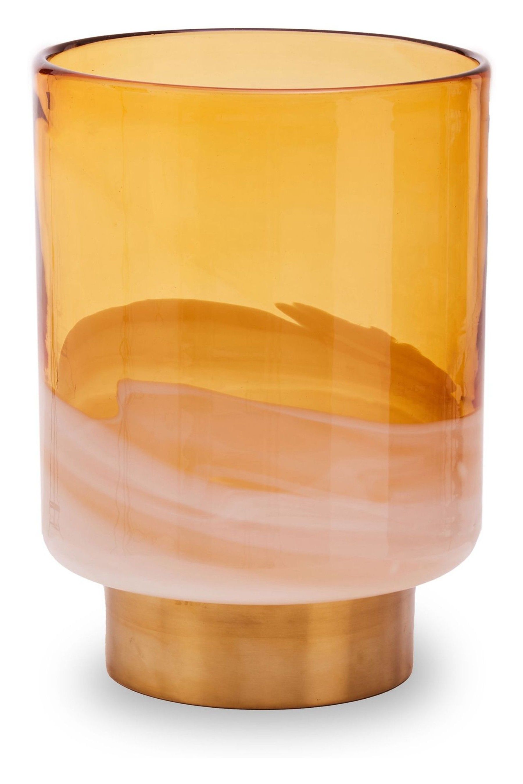Buy Fifty Five South Cleo Glass Vase with Gold Finishing from the Laura ...