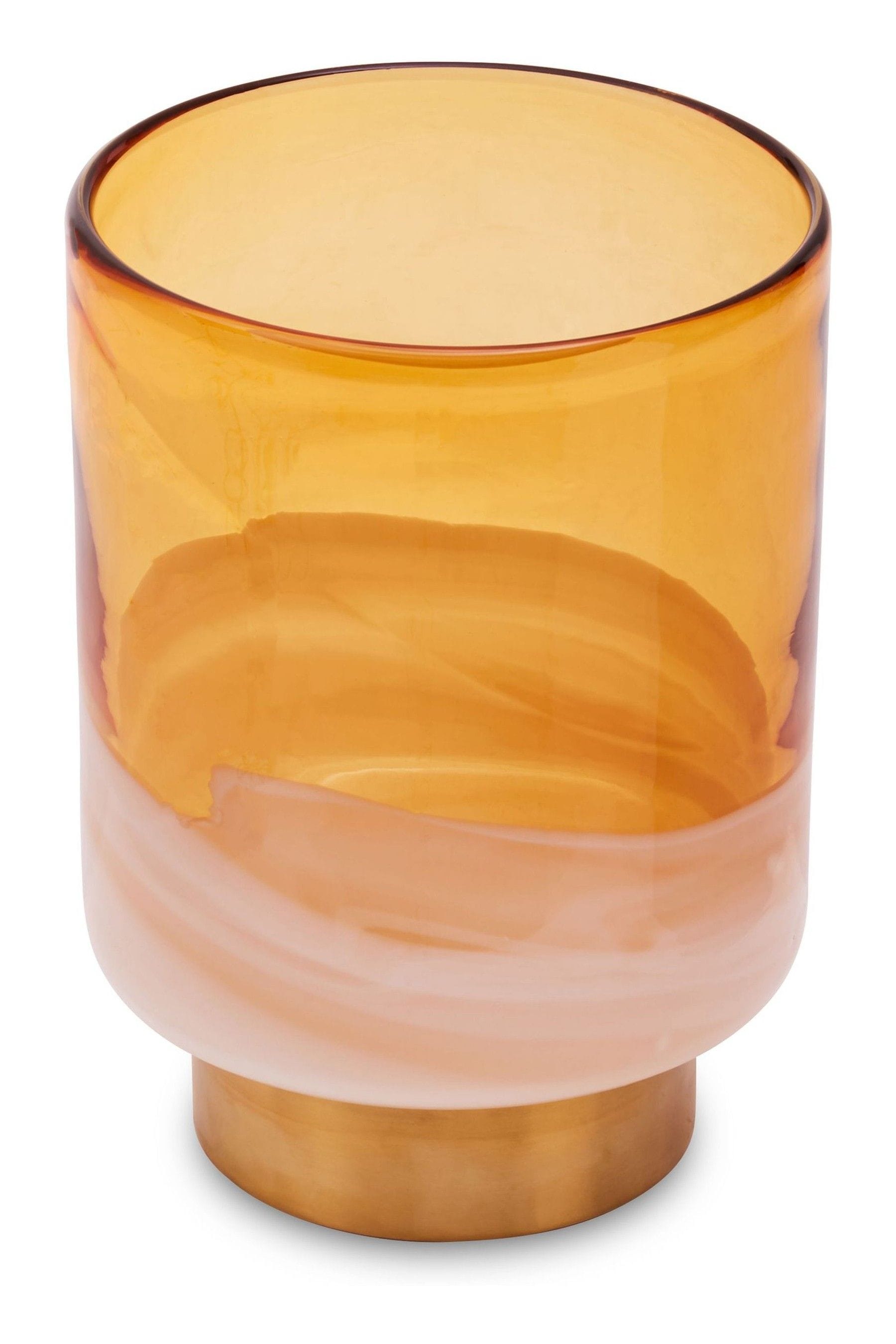 Buy Fifty Five South Cleo Glass Vase with Gold Finishing from the Laura ...