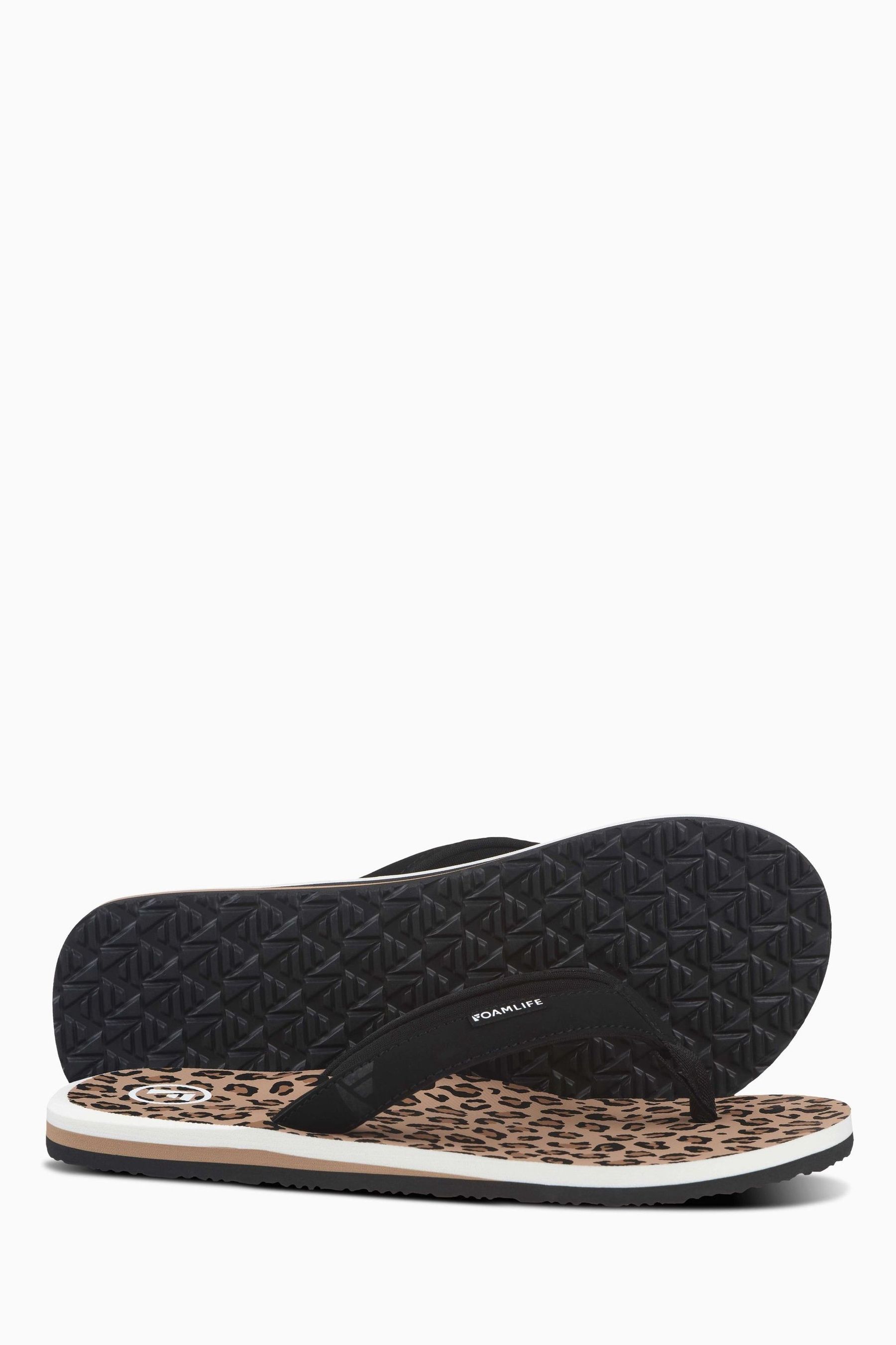 Foamlife Brown Womens Zikat-SC Flip Flops