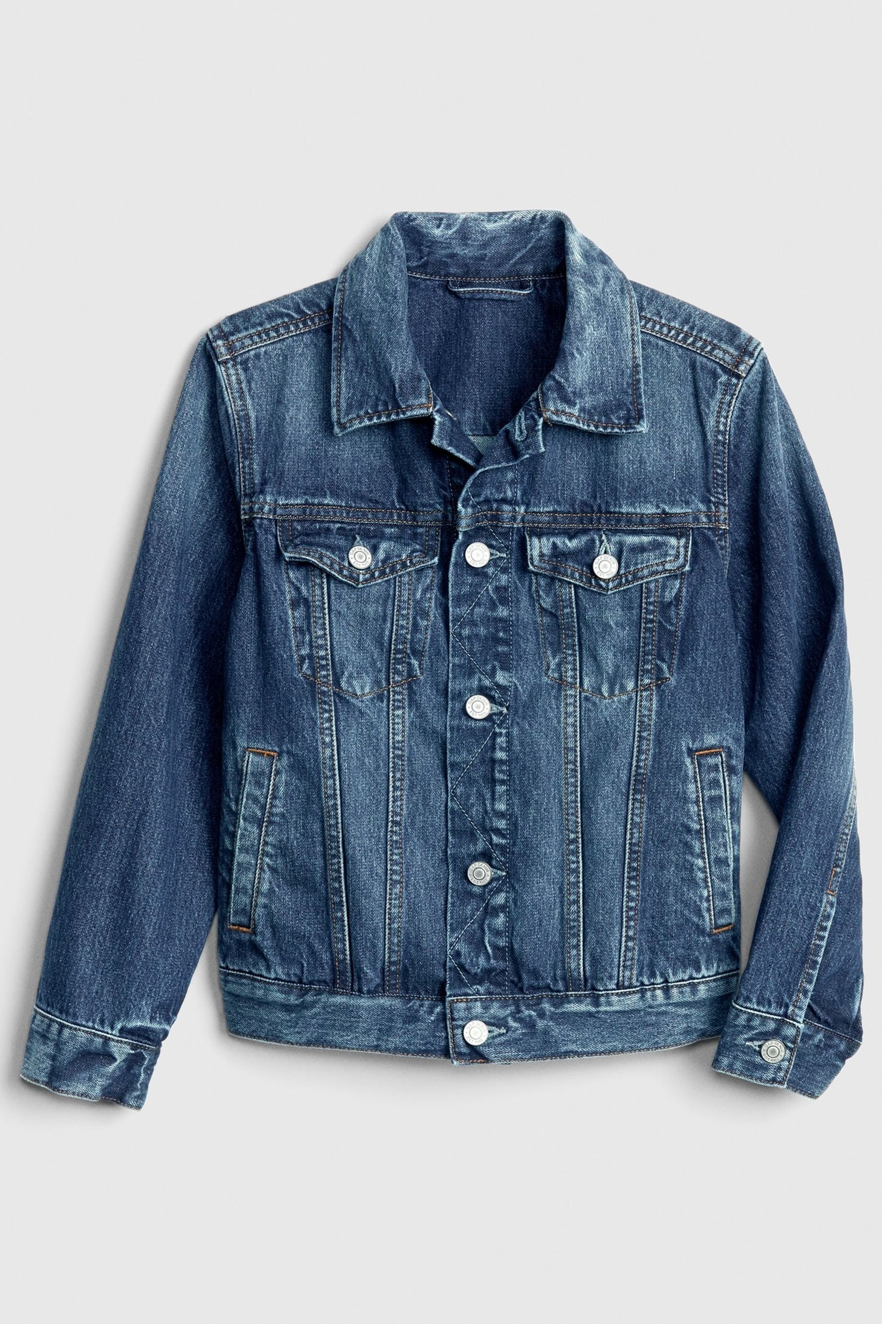 Buy Gap Medium Blue Denim Icon Jacket (4-13yrs) from Next Ireland