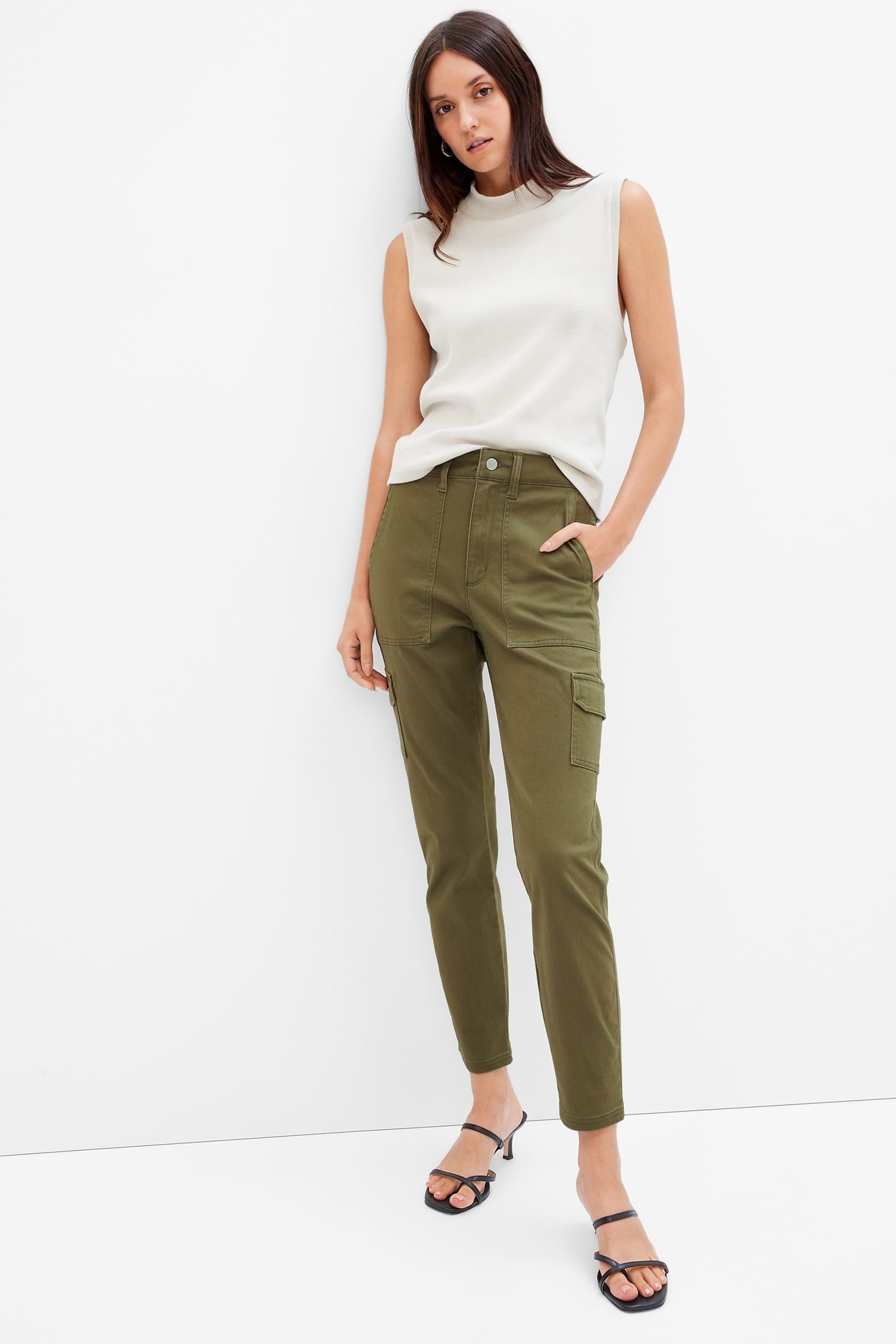 Buy Gap High Rise Vintage Slim Chinos from the Gap online shop