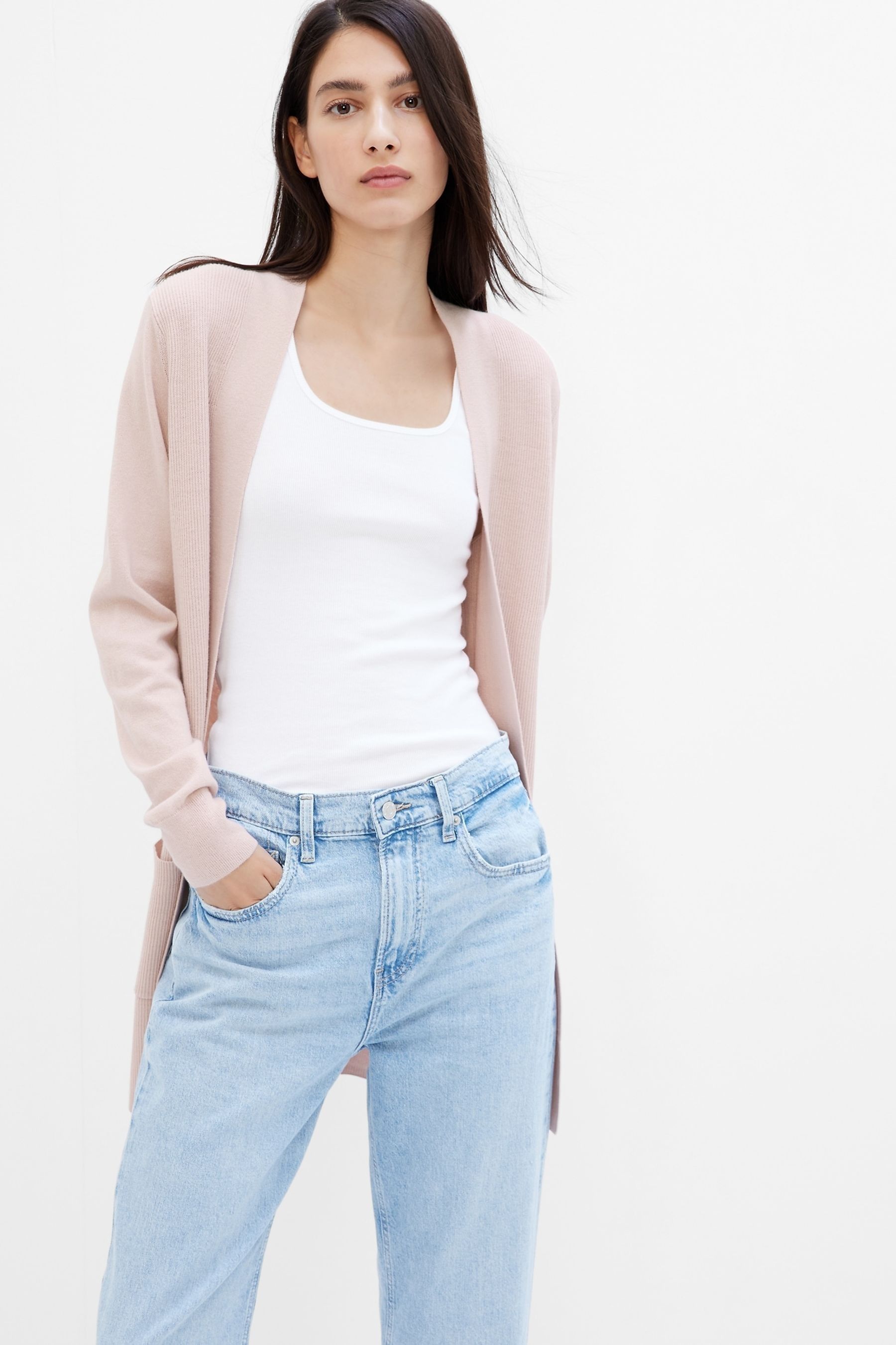 Buy Gap Long Open-Front Cardigan from Next Ireland