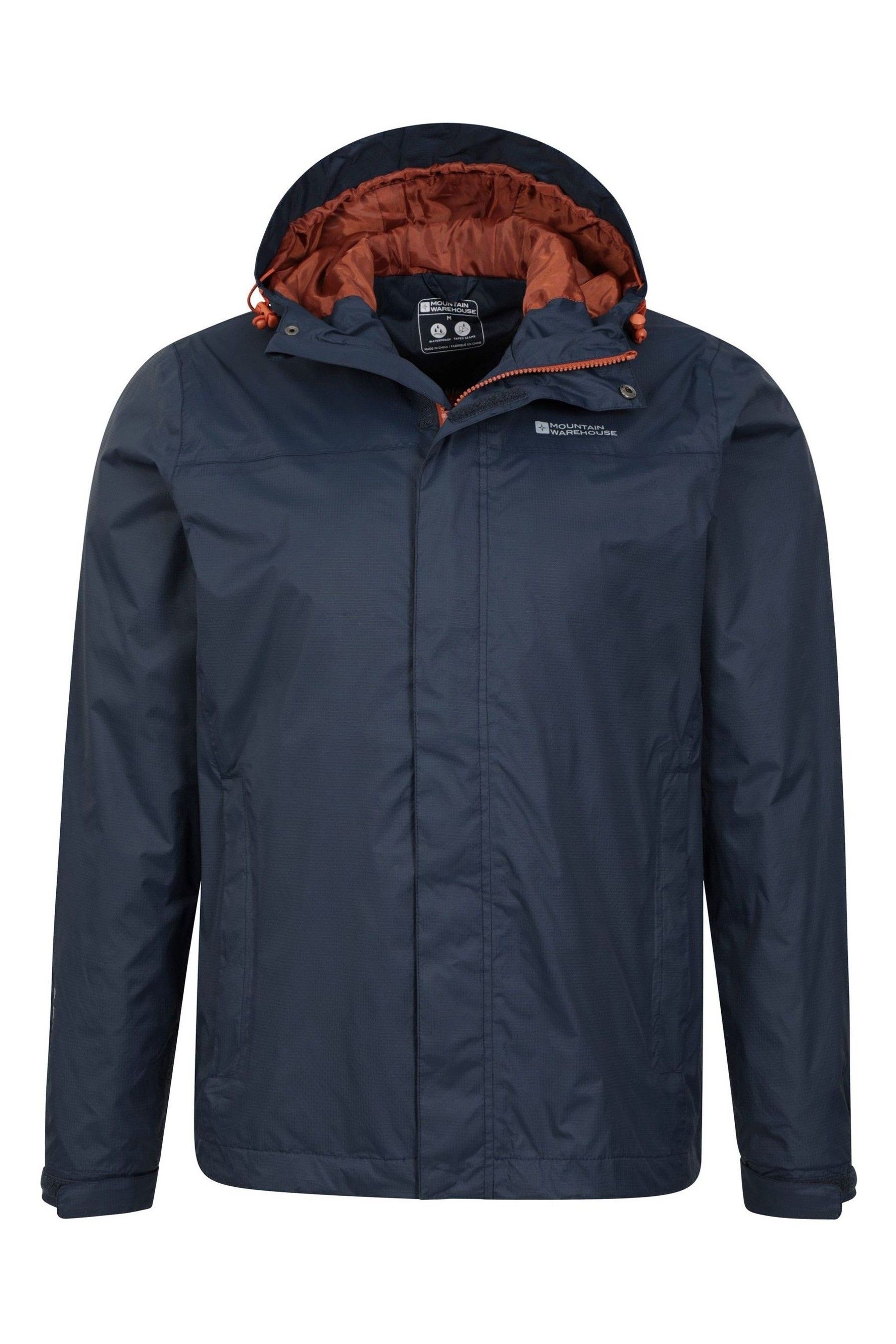 Buy Mountain Warehouse Blue Torrent Mens Waterproof Jacket from the ...