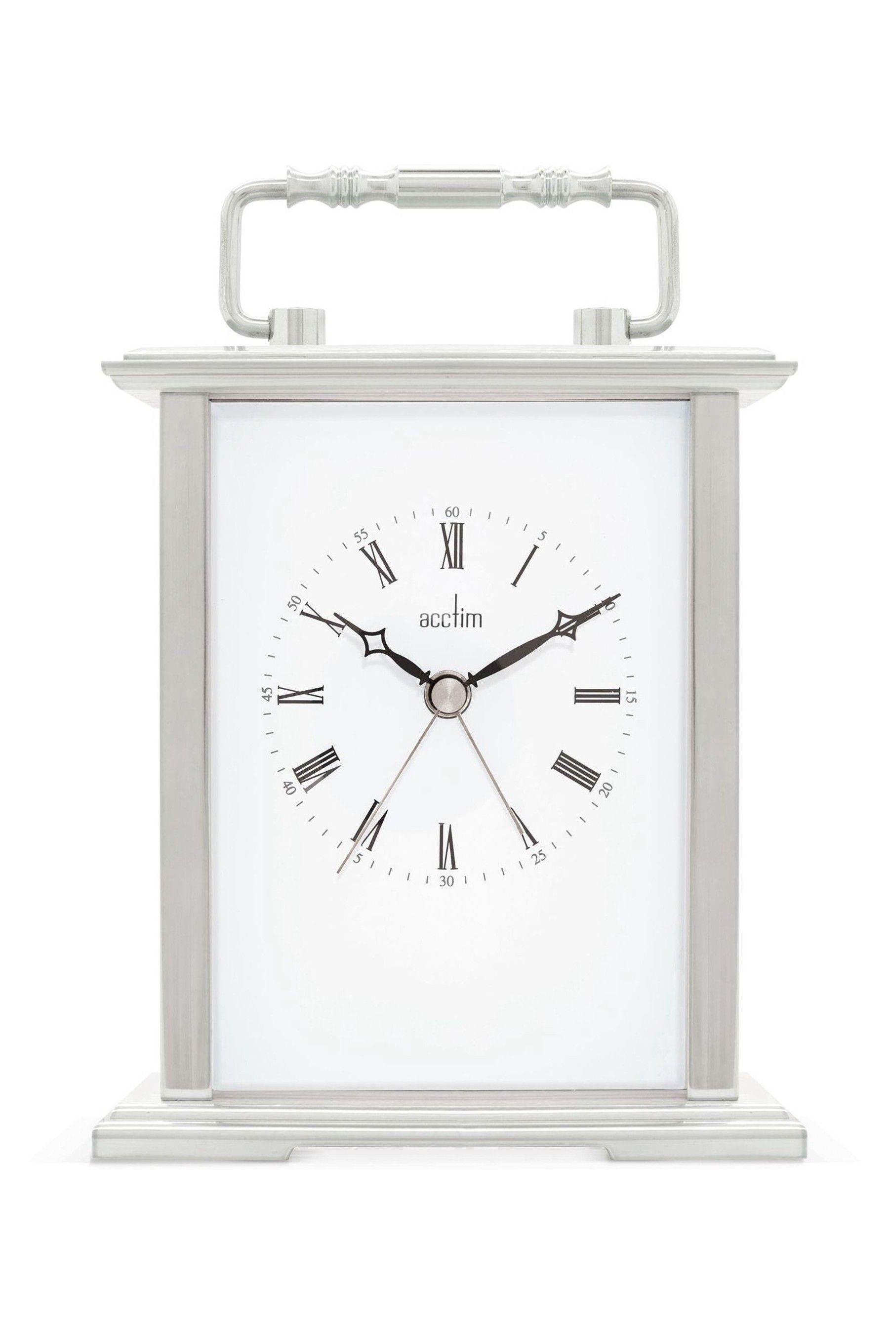 Buy Acctim Clocks Silver Gainsborough Carriage Clock from the Next UK ...