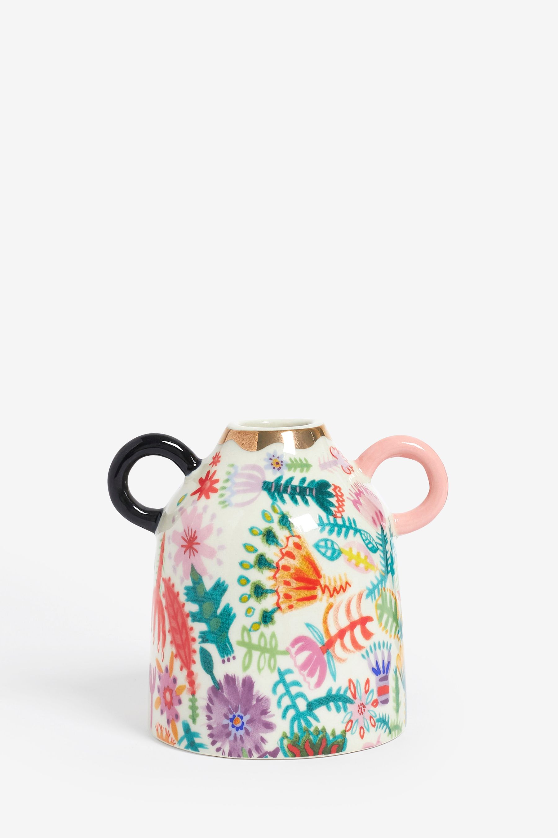 Buy Lucy Tiffney at Next Set of 2 Floral Ceramic Mini Vases from the ...