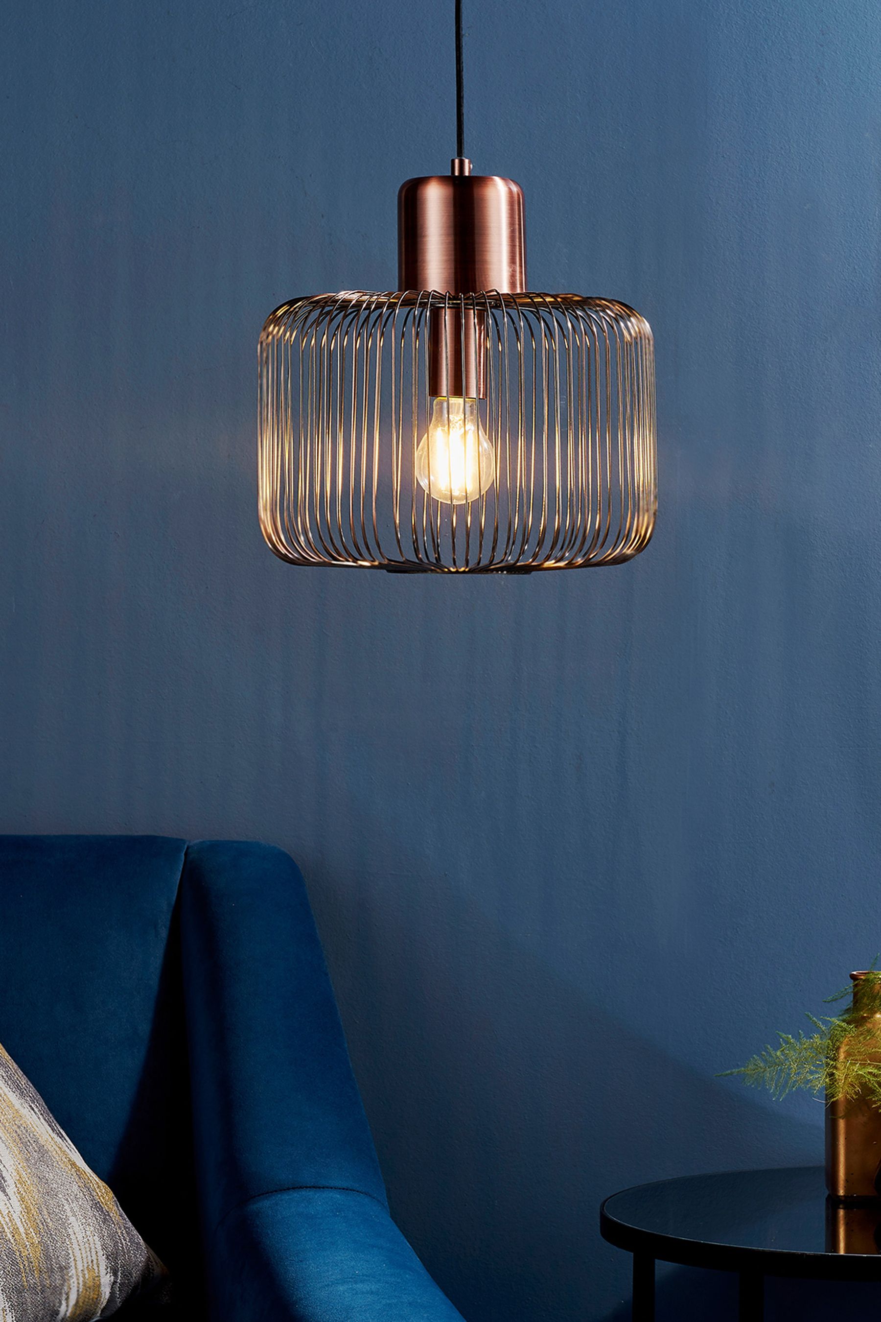 Buy Gallery Home Copper Nichol Ceiling Light Pendant from the Next UK ...