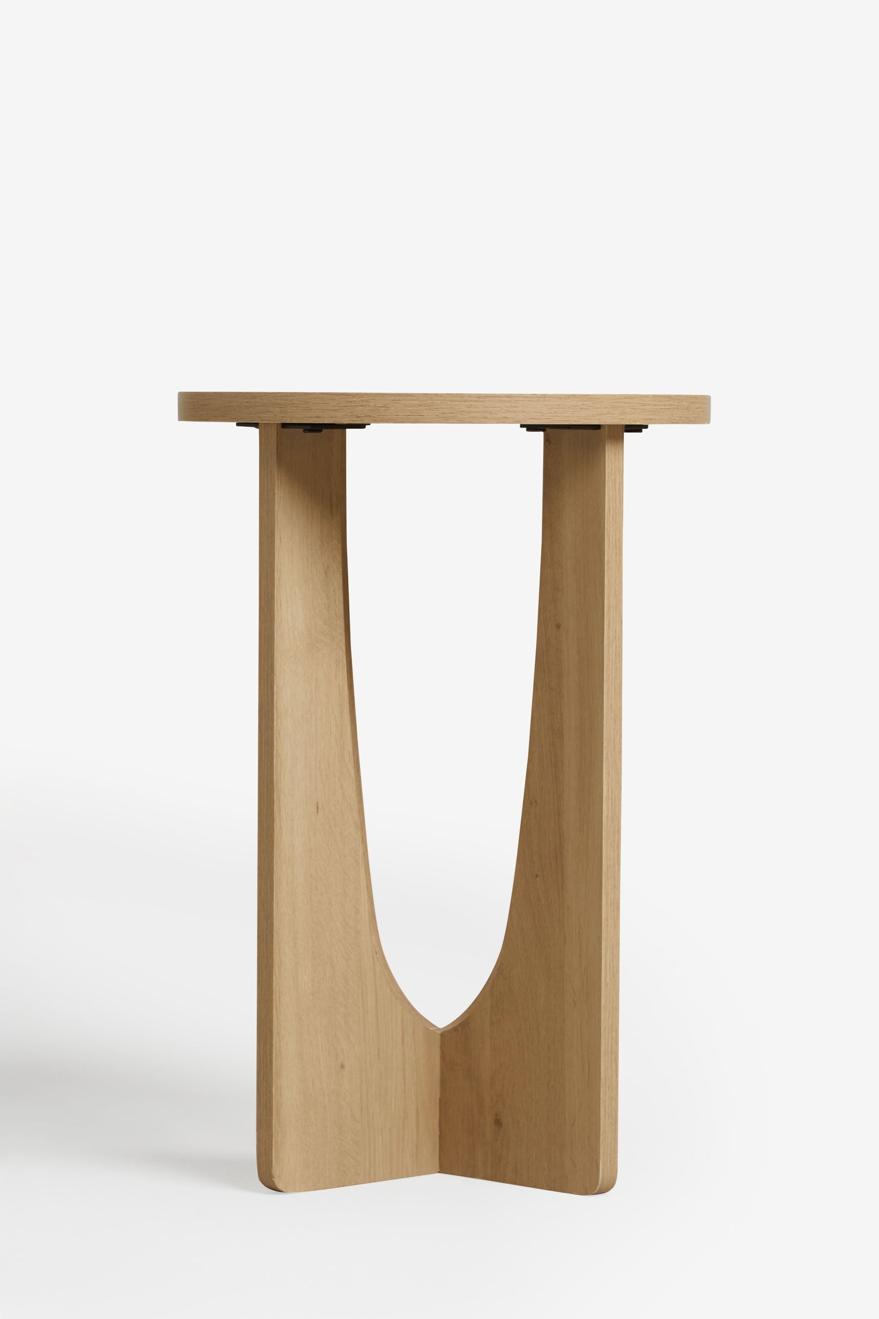 Buy Natural Crafted Oak Effect Side Table from the Next UK online shop