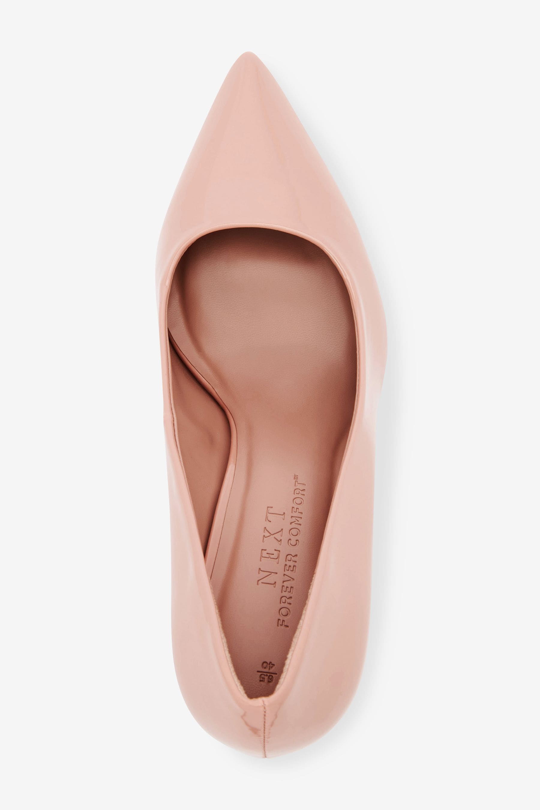 Buy Nude Pink Regular/Wide Fit Forever Comfort® Mid Heel Court Shoes ...