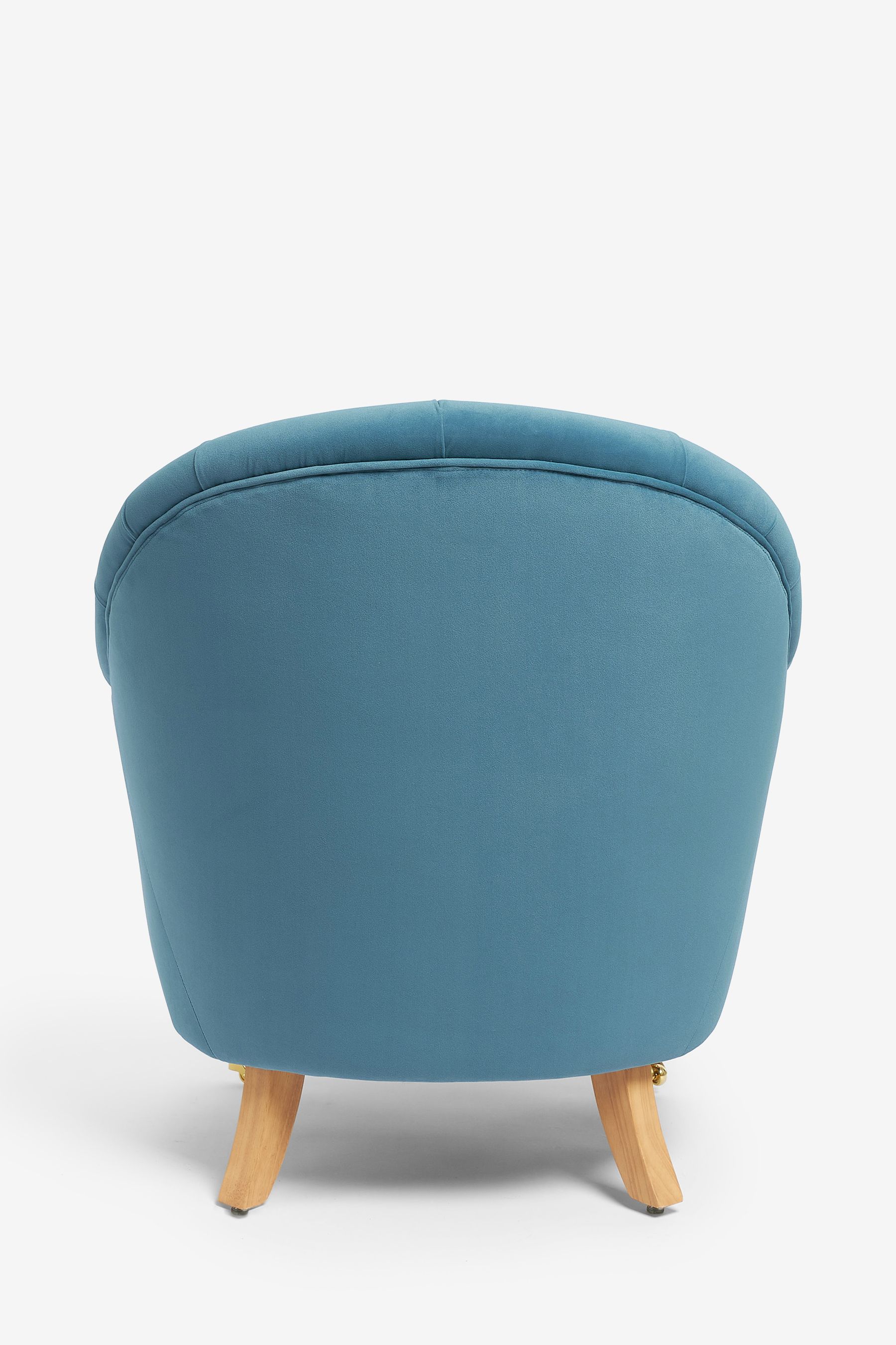 Buy Laura Ashley Velvet Seaspray Blue Hanby Chair from the Next UK ...