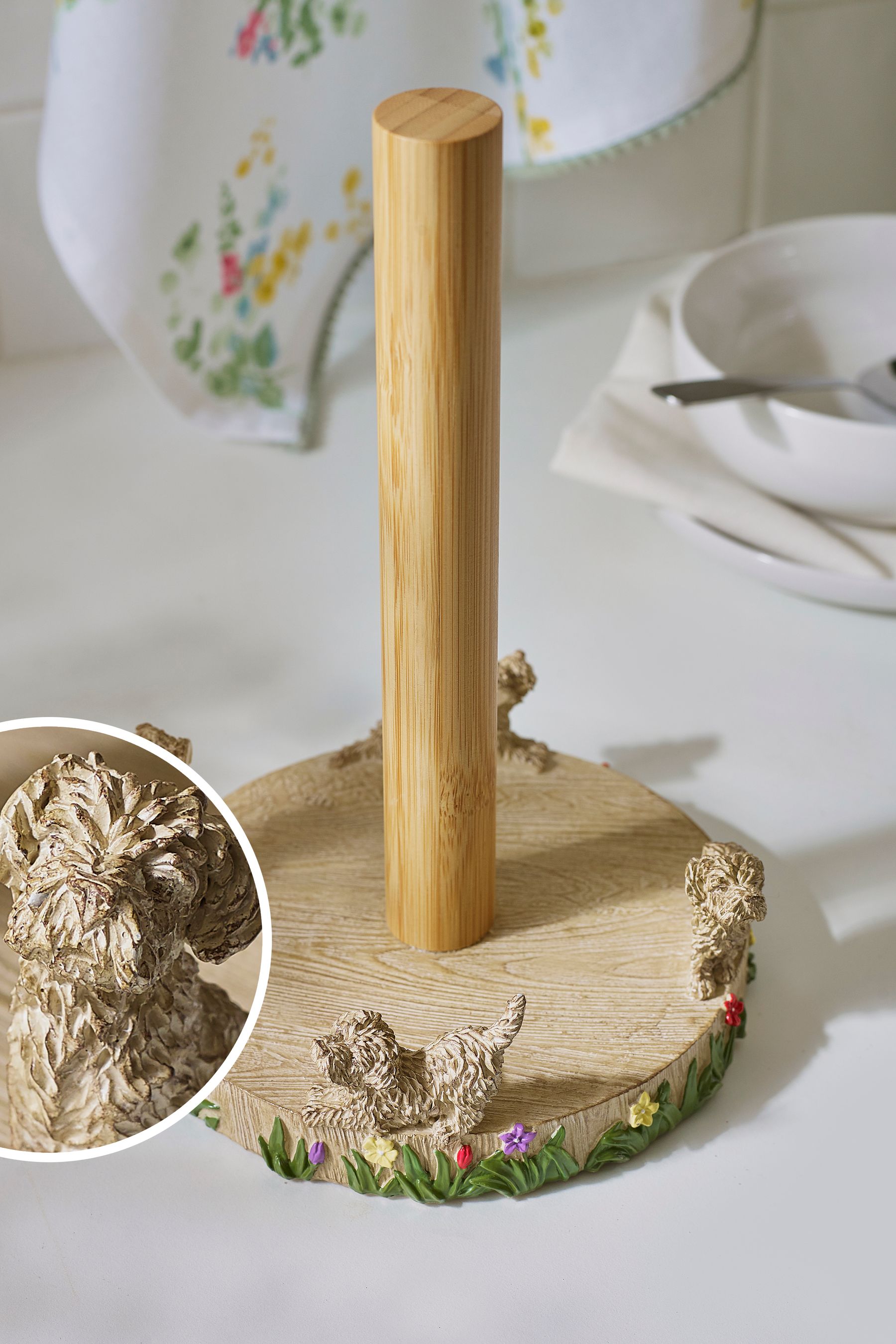 Buy Natural Charlie The Cockapoo Kitchen Roll Holder from the Next UK ...