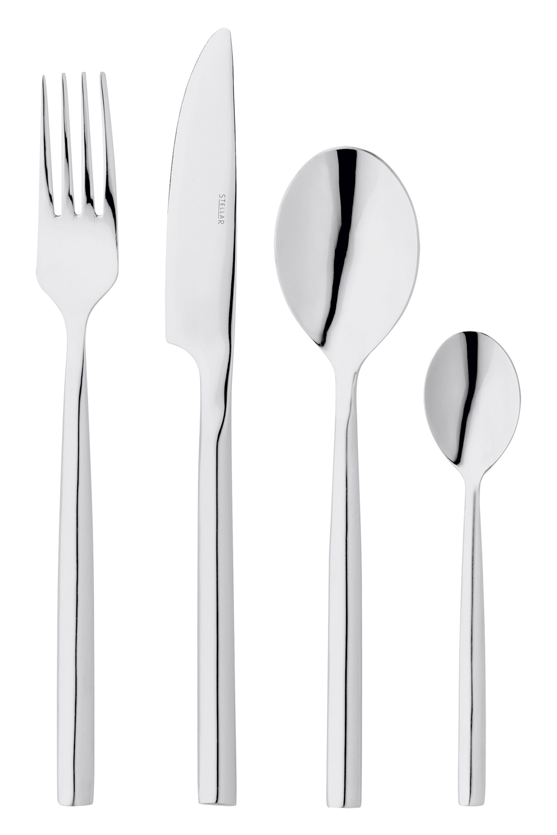Buy Stellar Silver Rochester 24 Piece Cutlery Set from the Next UK ...