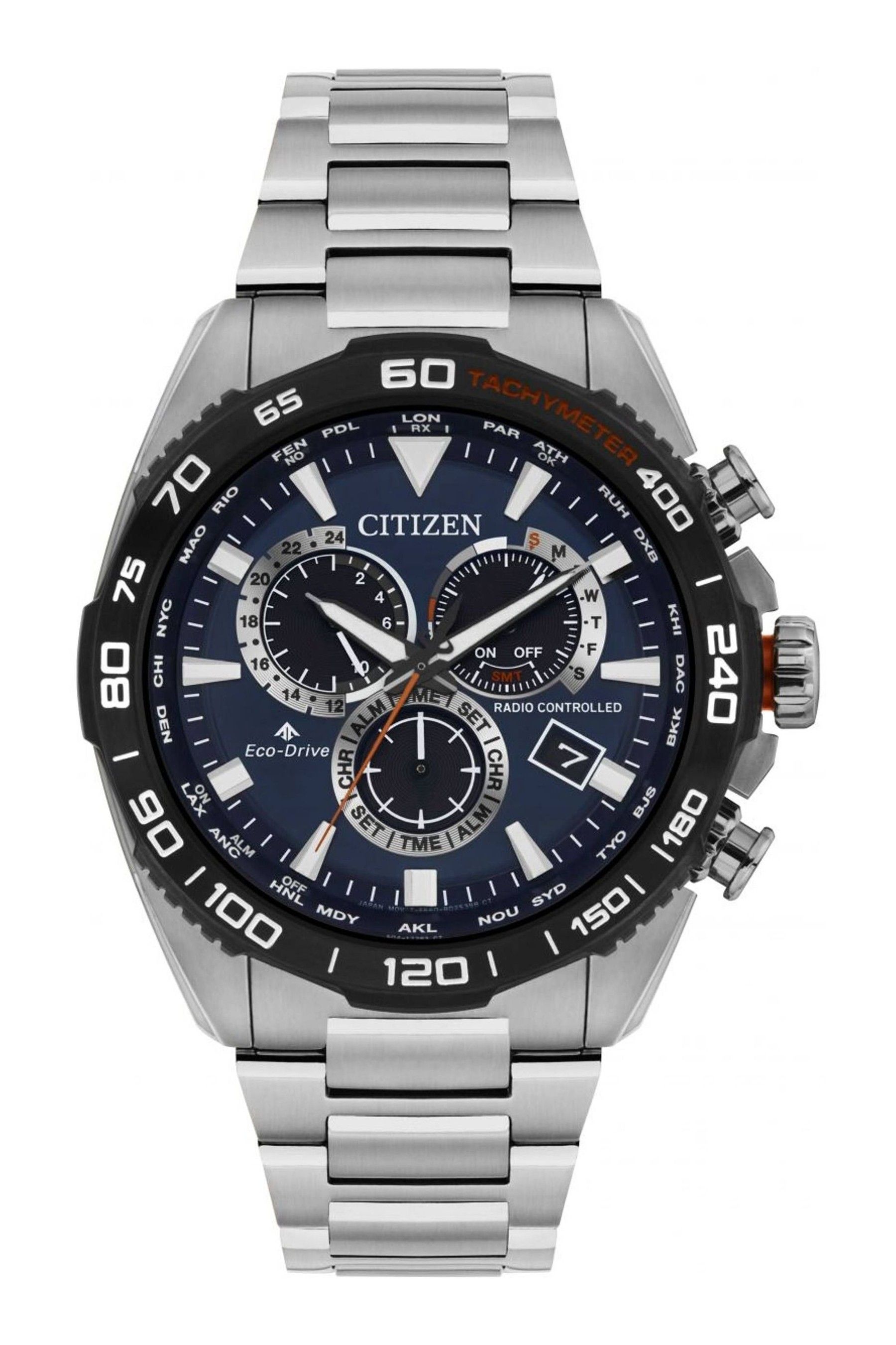 Buy Citizen Gents Silver Tone Promaster Land Watch from the Next UK ...