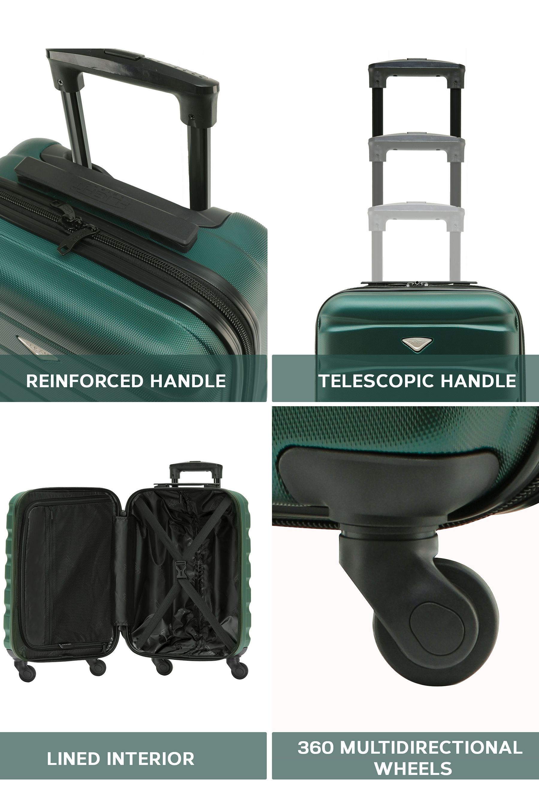 Buy Flight Knight Hard Shell ABS Easyjet Size Cabin Carry On Case from ...