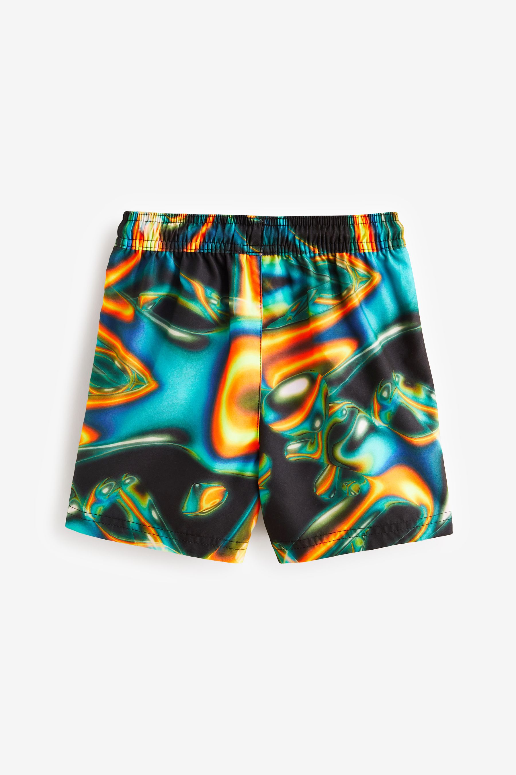 Buy Black Heatmap Printed Swim Shorts (3mths-16yrs) from Next Ireland