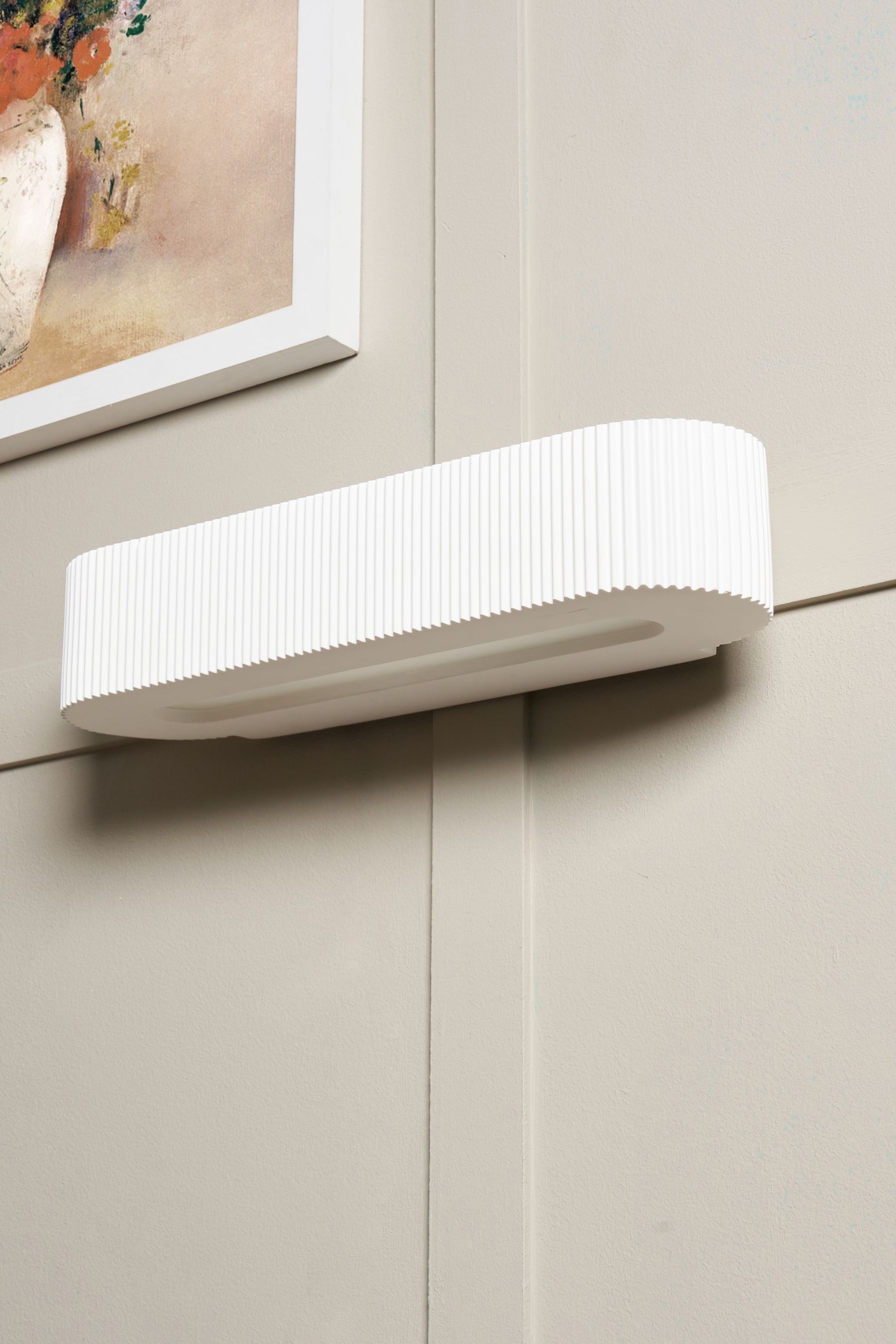 Buy BHS White Getxo Paintable Plaster Wall Uplighter from the Next UK ...