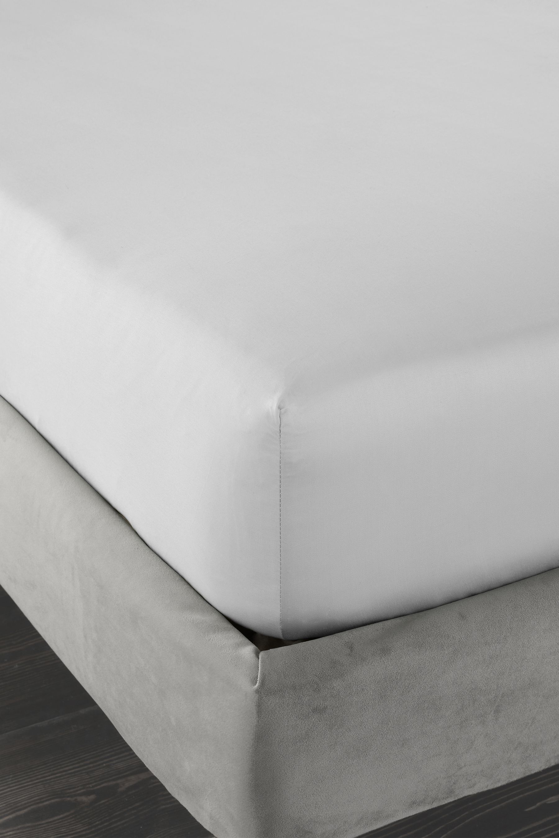 Buy Bianca 400 Thread Count 100% Cotton Sateen Fitted Sheet from the ...