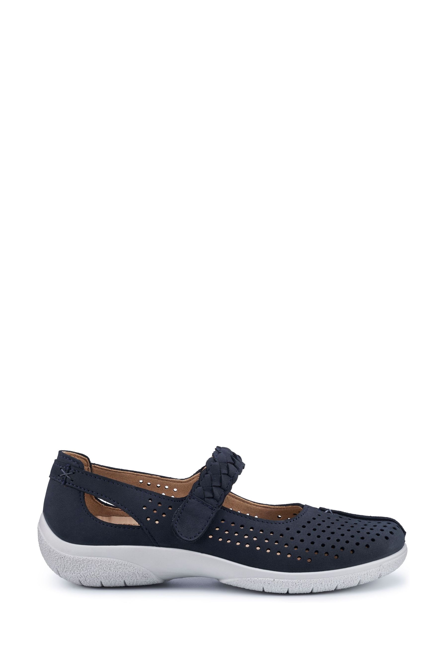 Buy Hotter Blue Quake II Touch Fastening Wide Fit Shoes from the Next ...