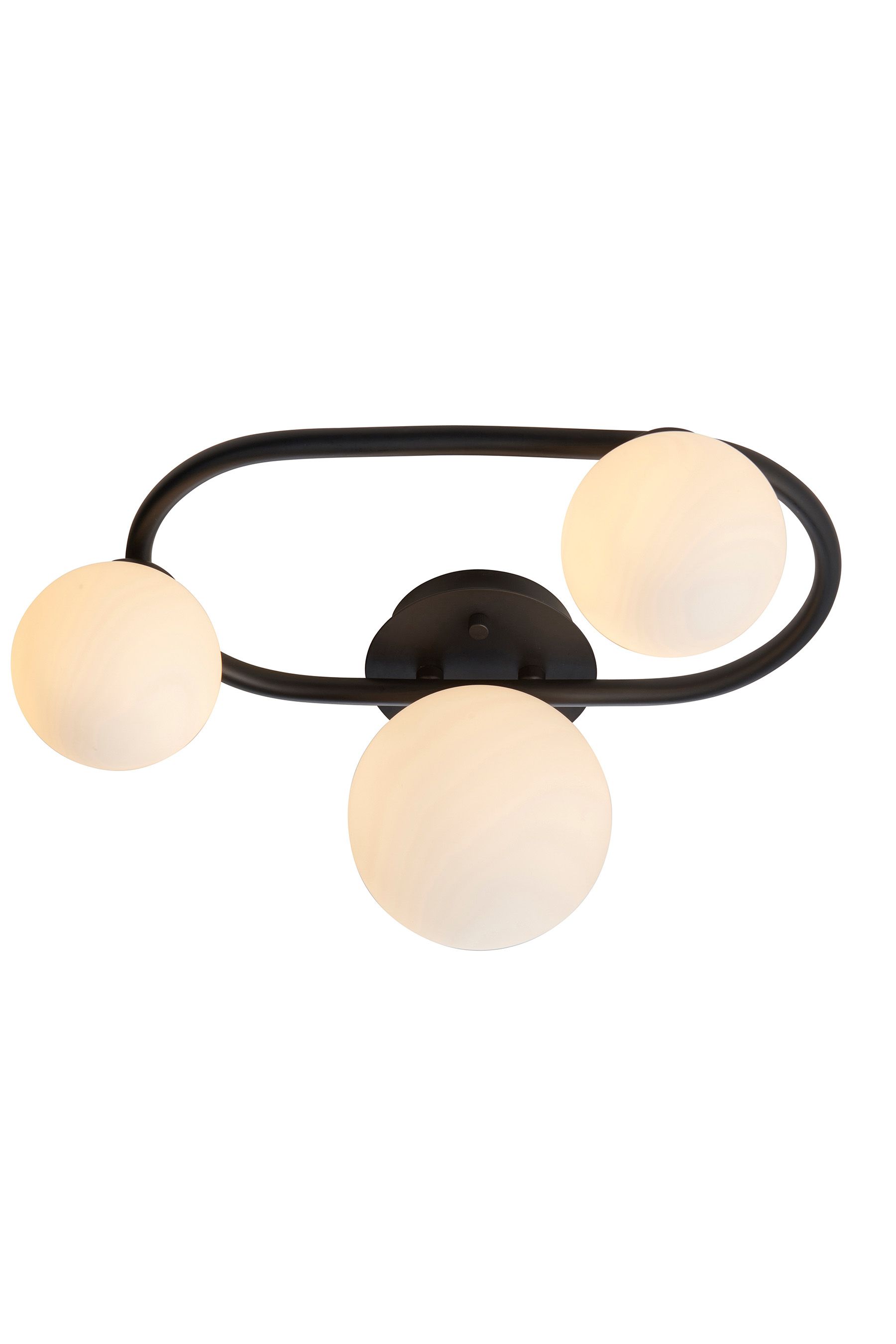 Buy Gallery Home Black Kent 3 Bulb Bathroom Ceiling Light from the Next ...