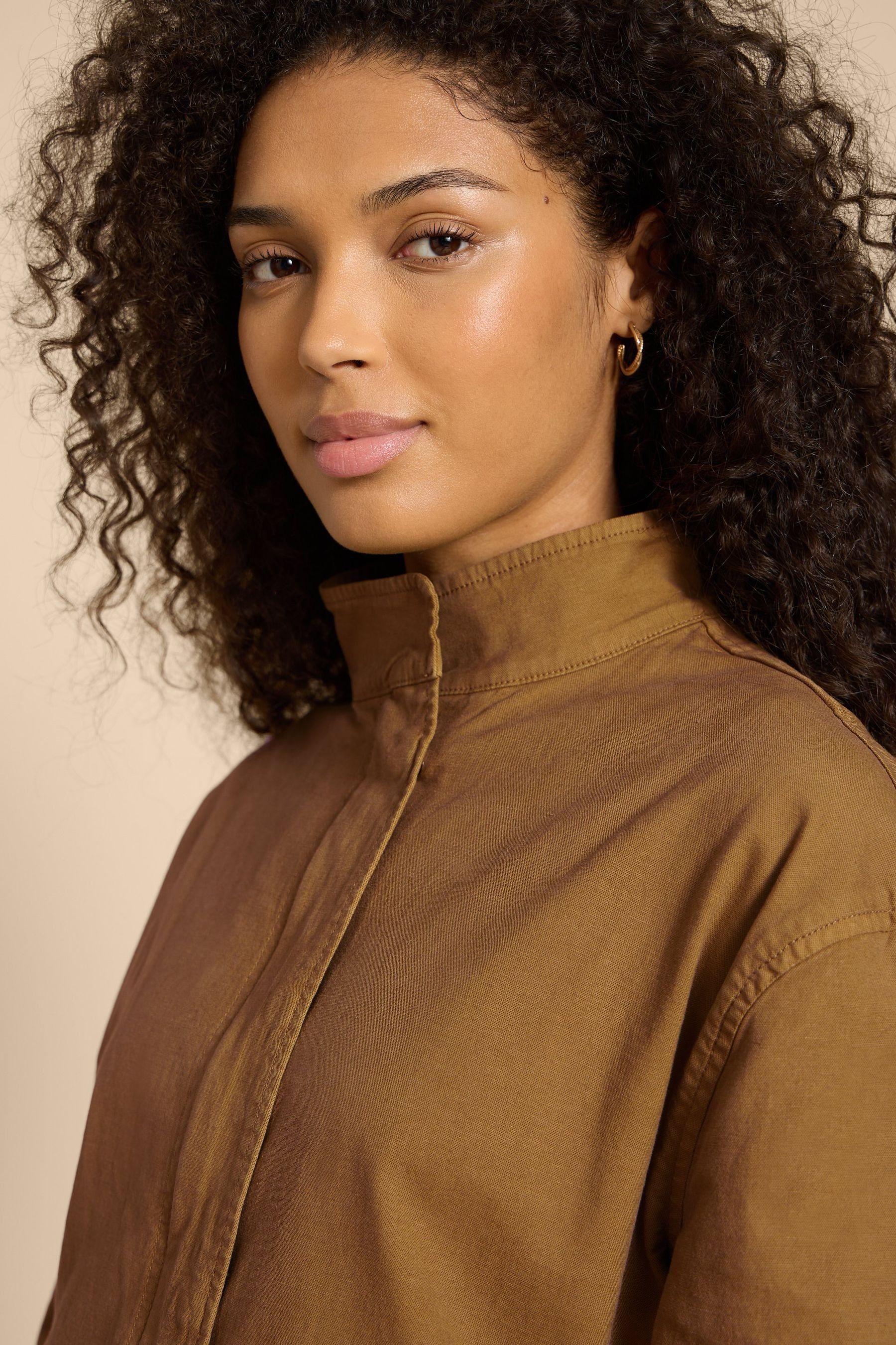 Buy White Stuff Green Harriet Cotton Jacket from Next Ireland