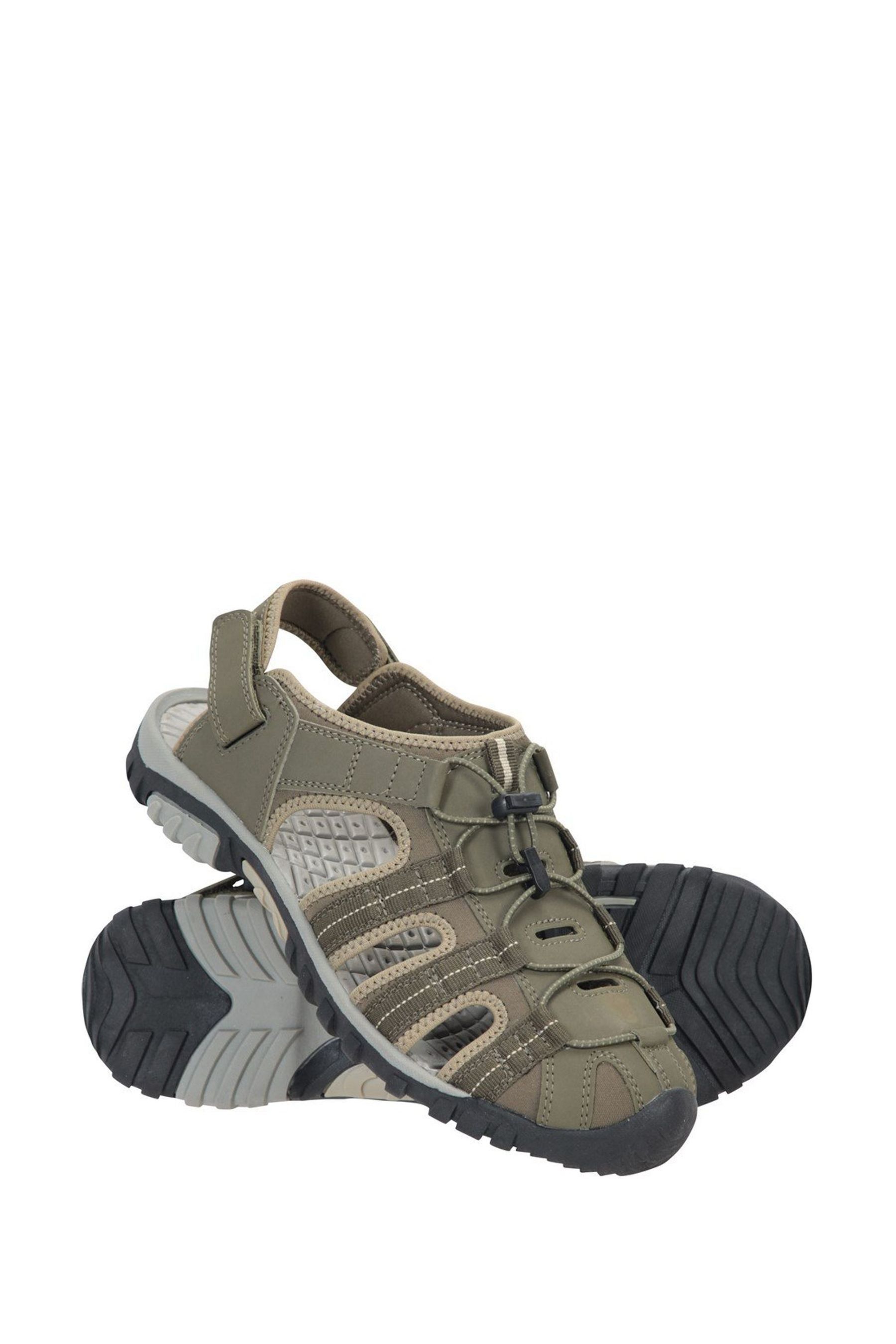 Buy Mountain Warehouse Khaki Trek Mens Walking Shandals from the Next ...