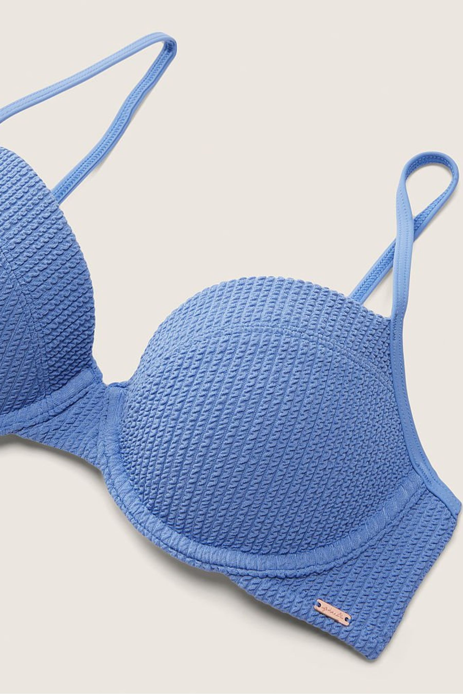 Buy Victoria's Secret PINK Crinkle Push Up Swim Top from the Next UK ...