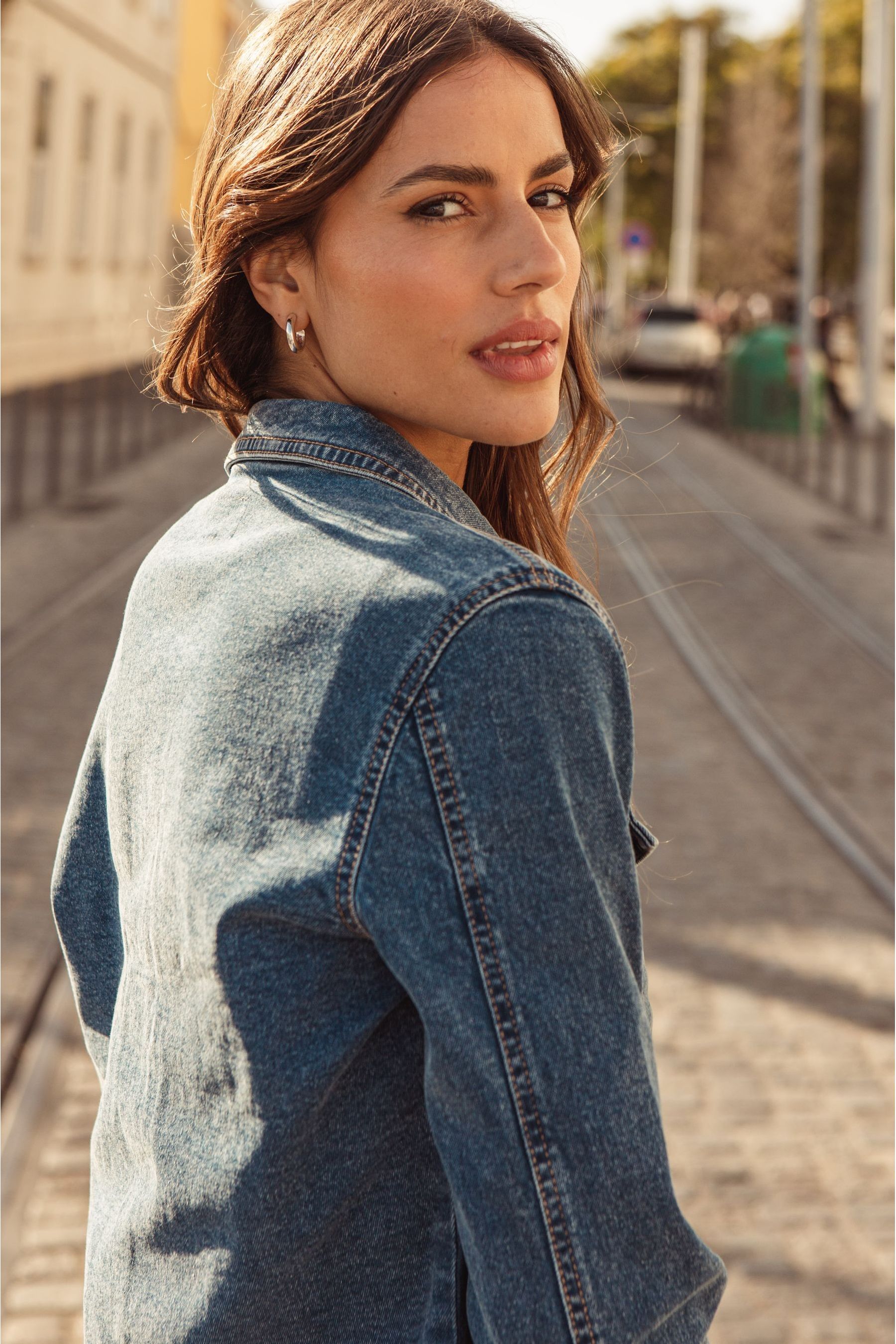 Buy Threadbare Mid Wash Classic Denim Jacket from the Next UK online shop