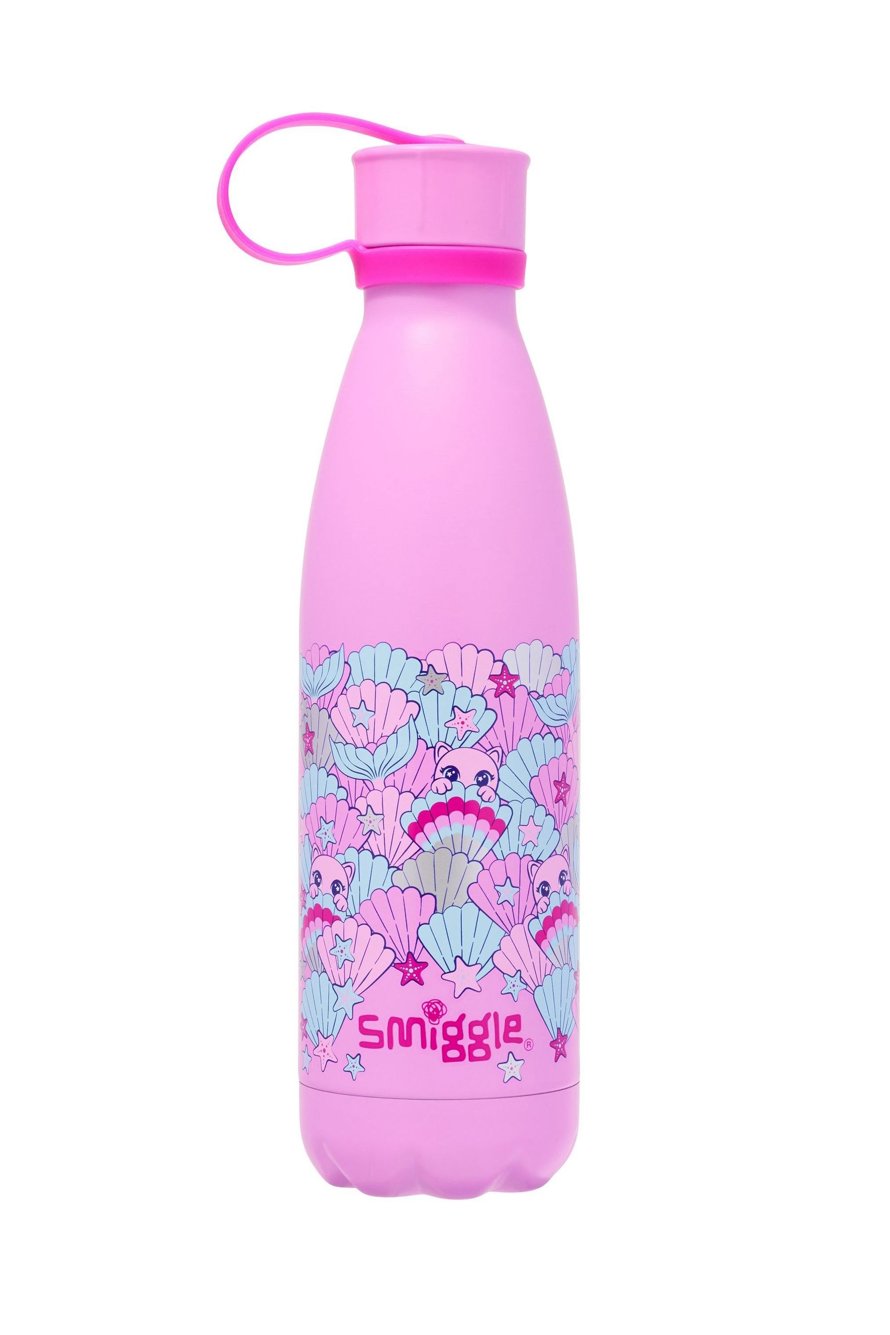Buy Smiggle Pink Hi There Wonder Insulated Steel Drink Bottle with ...