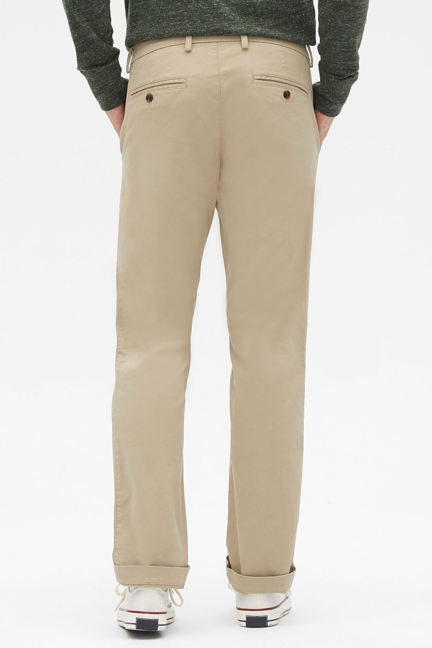 Buy Gap Neutral Straight Fit Essential Chinos from the Next UK online shop