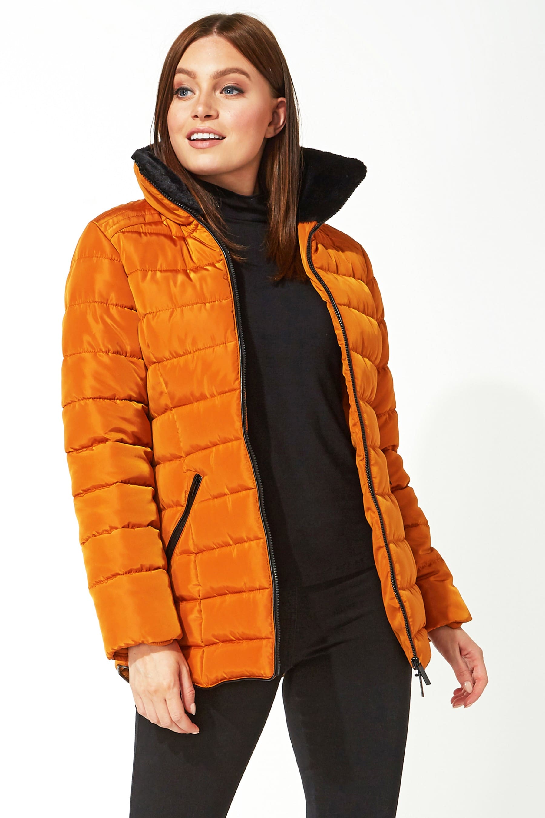 Buy Roman Short Zip Through Padded Coat from the Next UK online shop