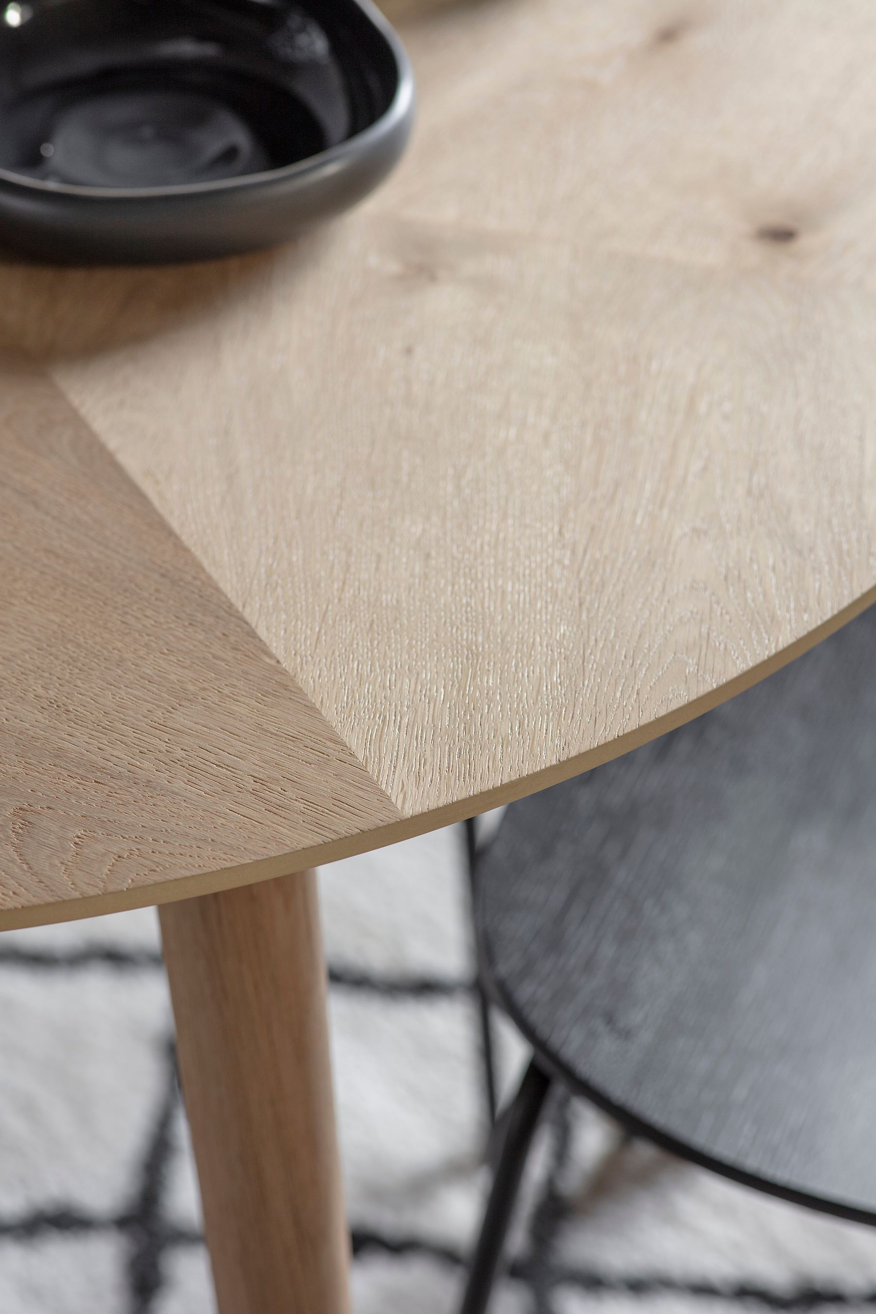 Buy Gallery Home Natural Ramsey Round 4 Seater Dining Table from the ...