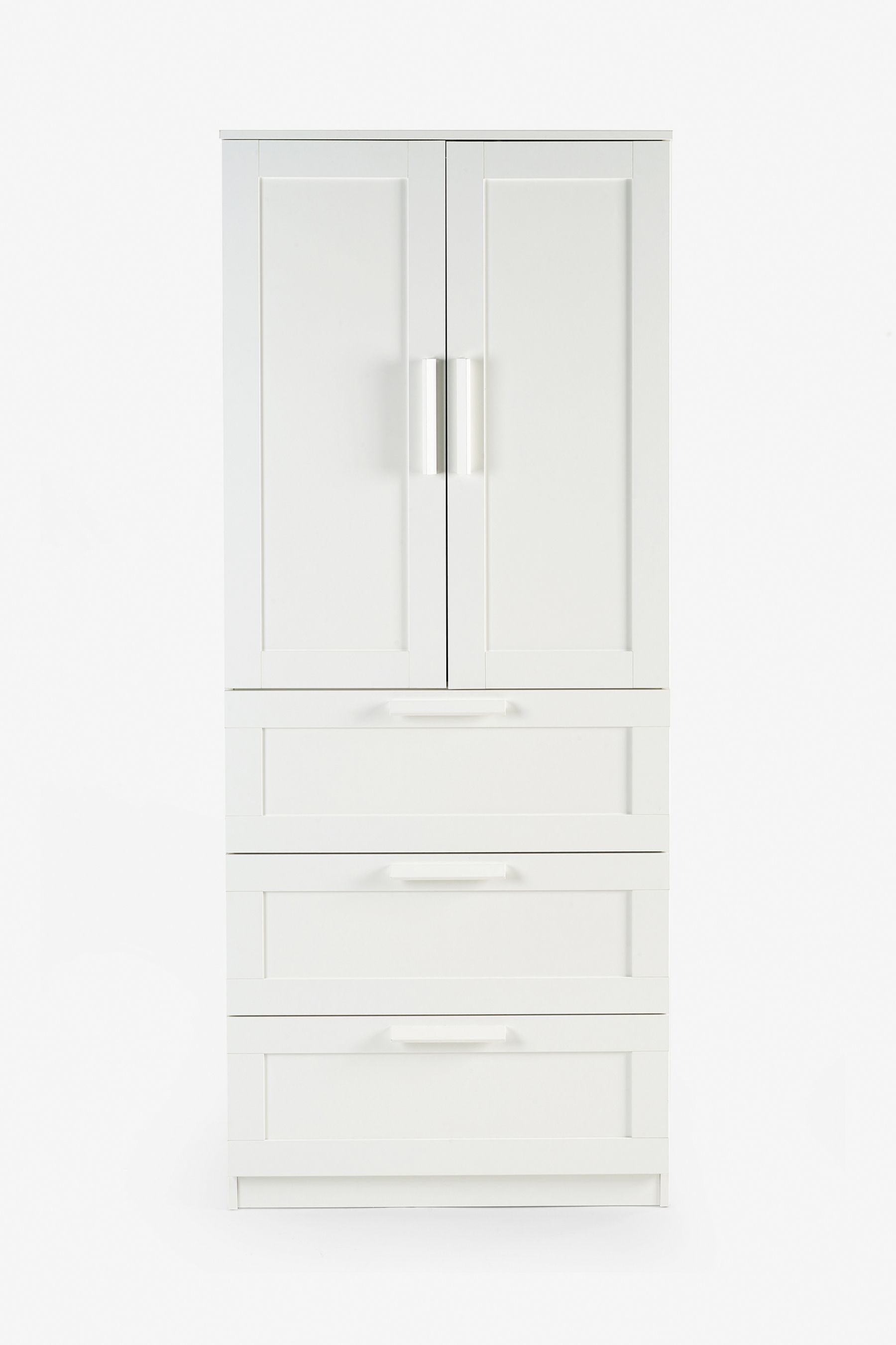 Buy White Flynn Kids Double Wardrobe from the Next UK online shop