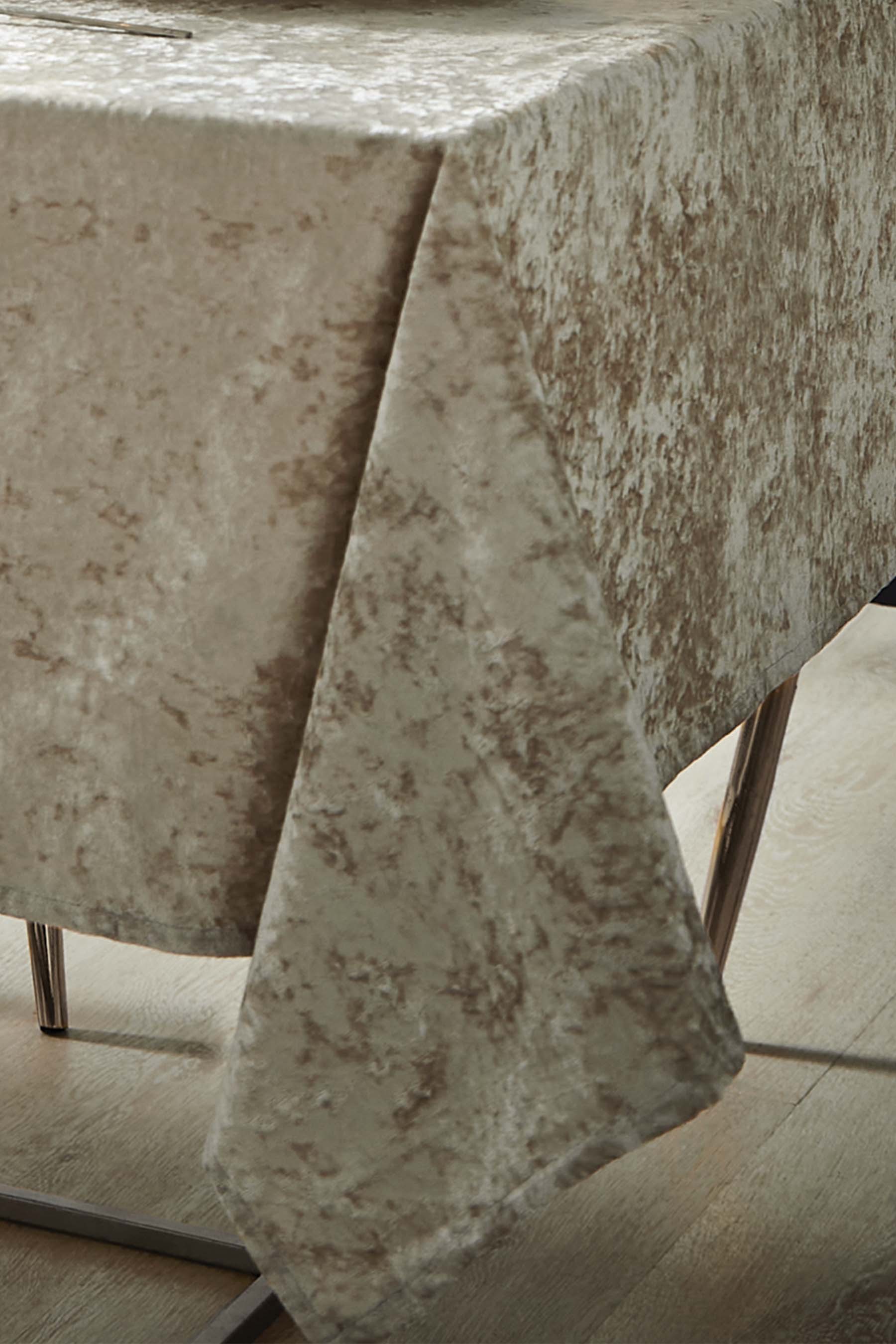 Buy Catherine Lansfield Crushed Velvet Table Cloth from Next USA
