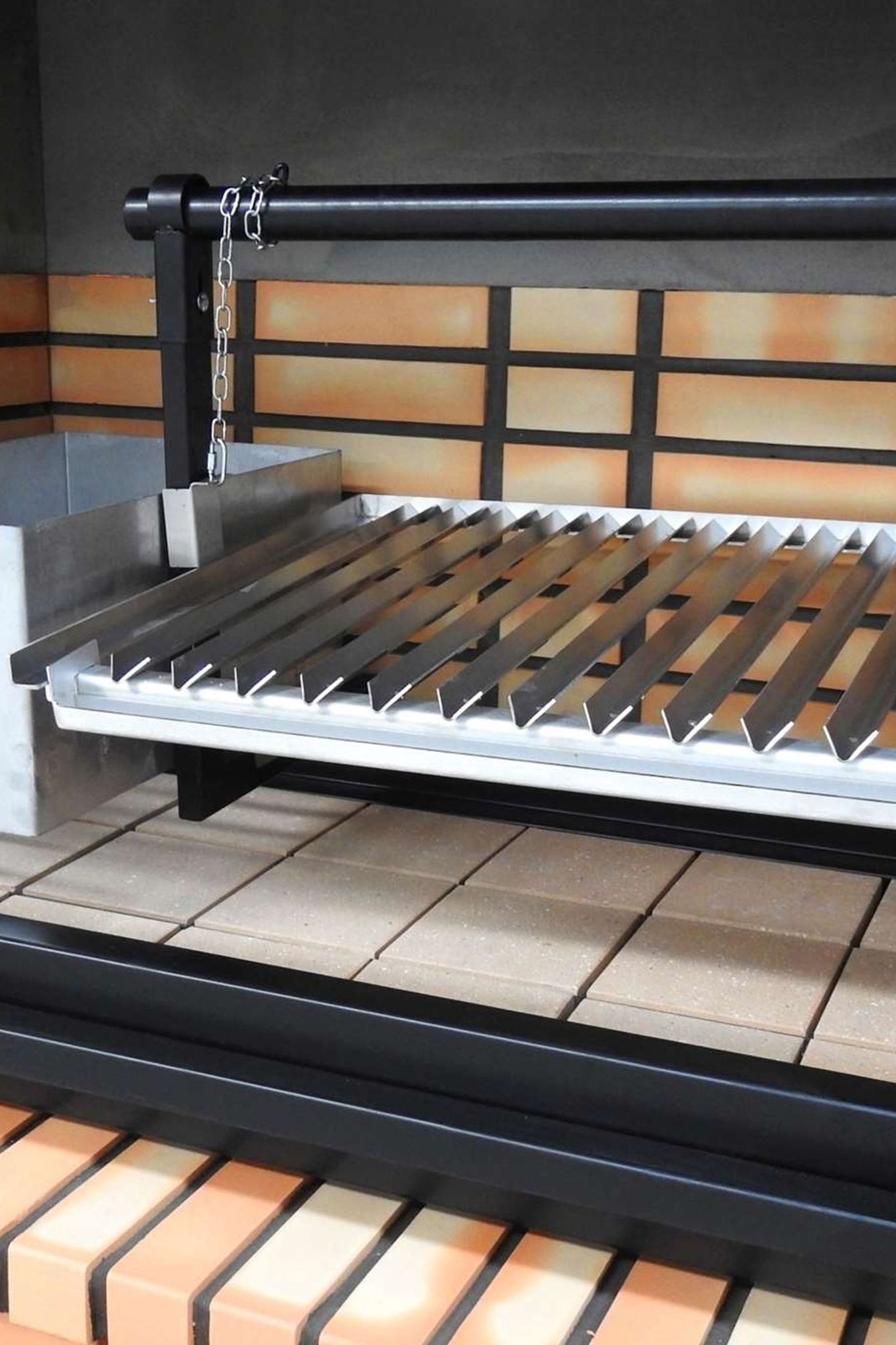 Buy Movelar Brown Garden Pan American Plus XL Barbecue with Wood Fired ...