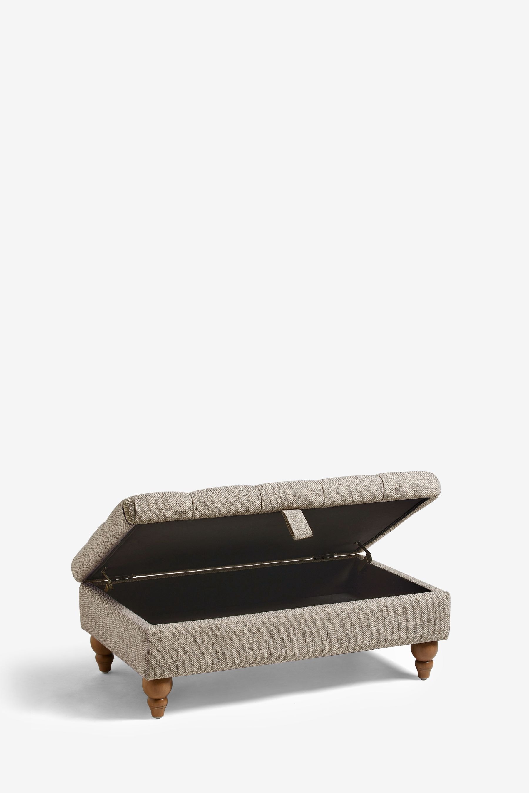 Buy Buttoned Chunky Weave Mid Natural Albury Medium with Storage ...