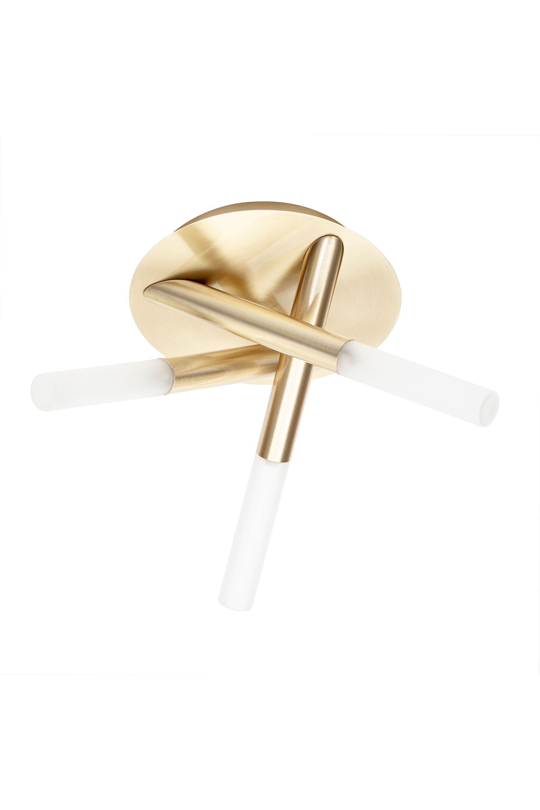 Buy BHS Brass Crux 3 Light Bathroom Ceiling Light from the Next UK ...