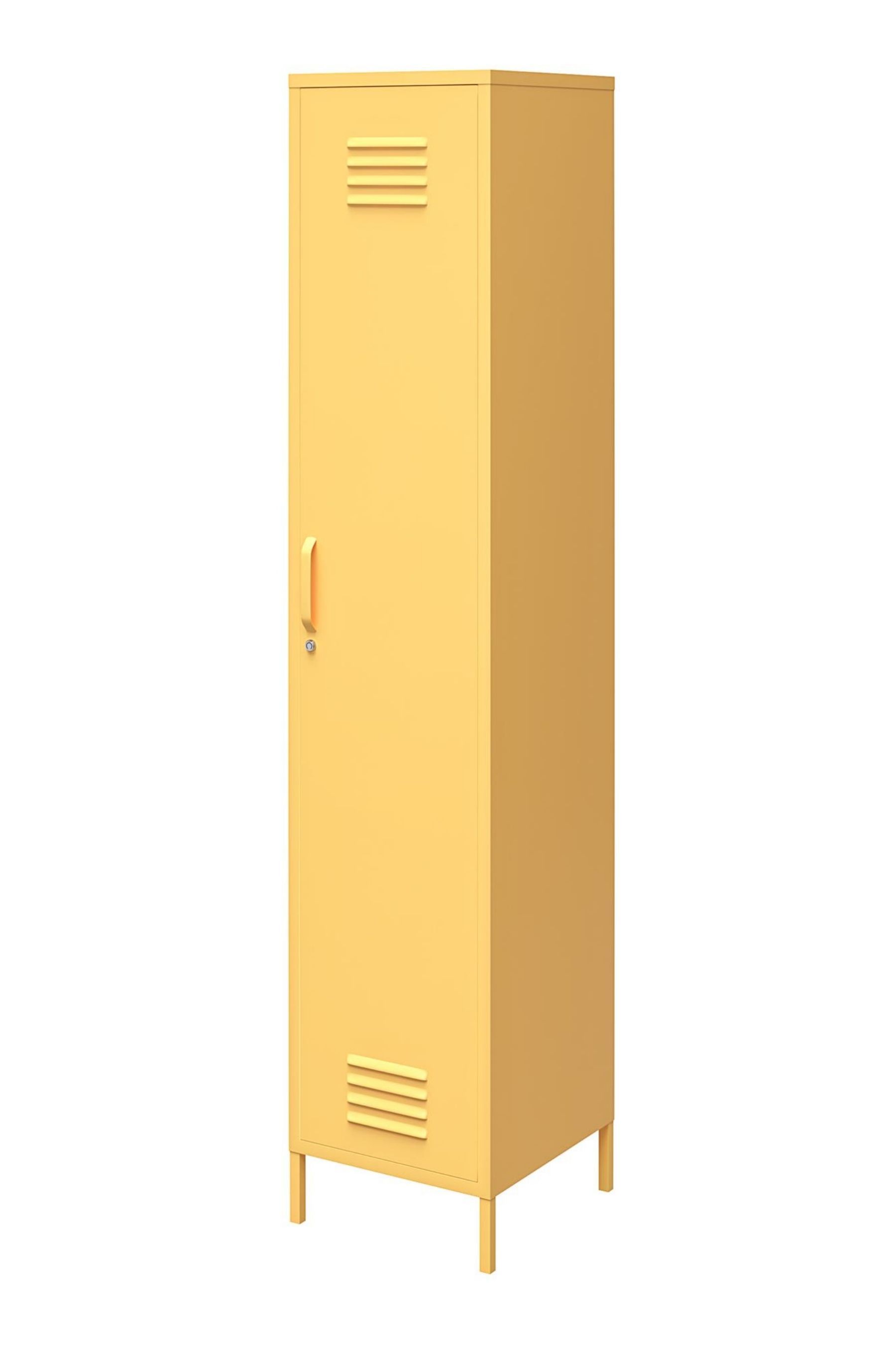 Buy Novogratz Yellow Cache Single Metal Locker Storage Cabinet from the ...