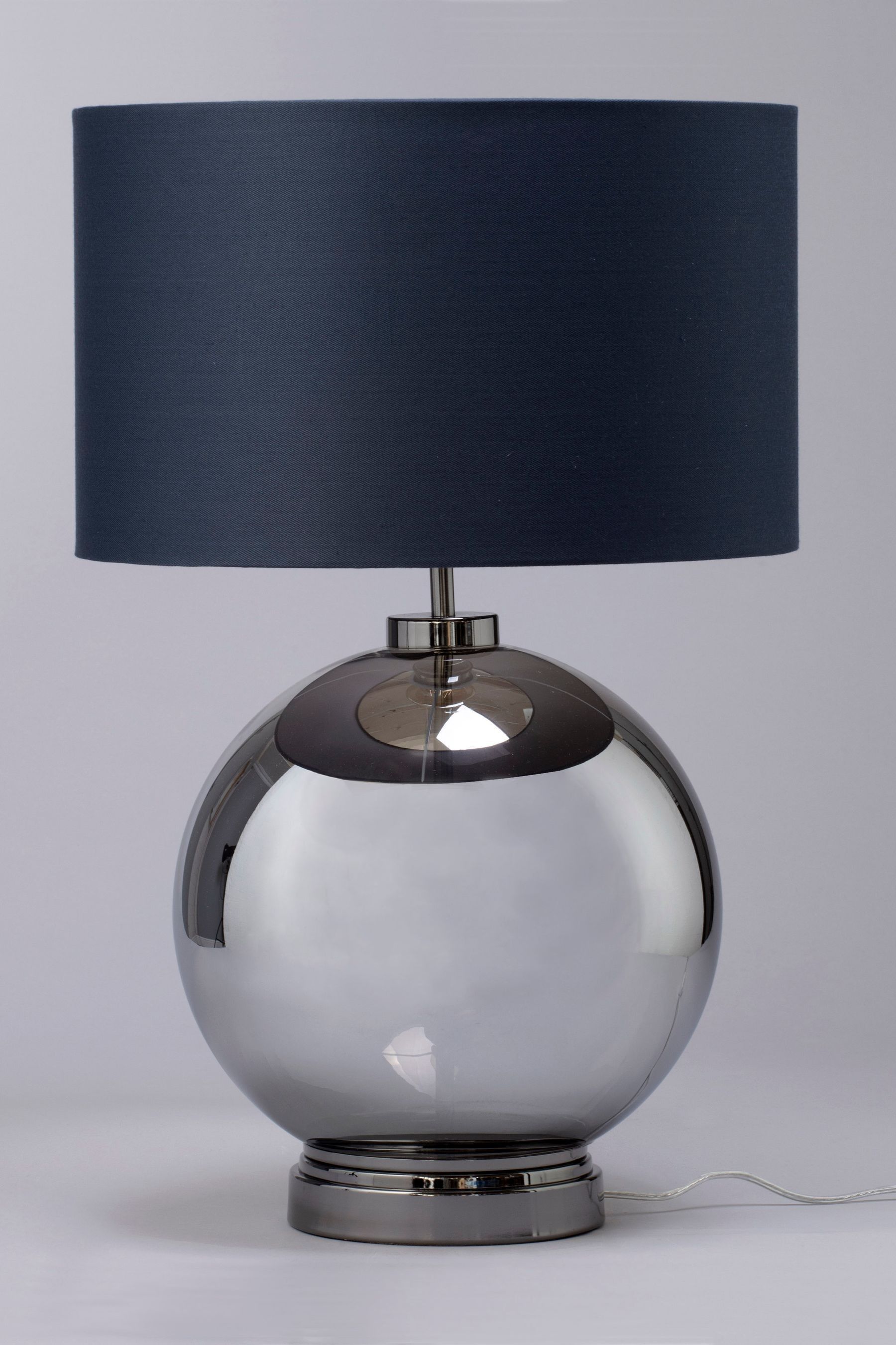 Buy BHS Black Large Glass Table Lamp from the Next UK online shop