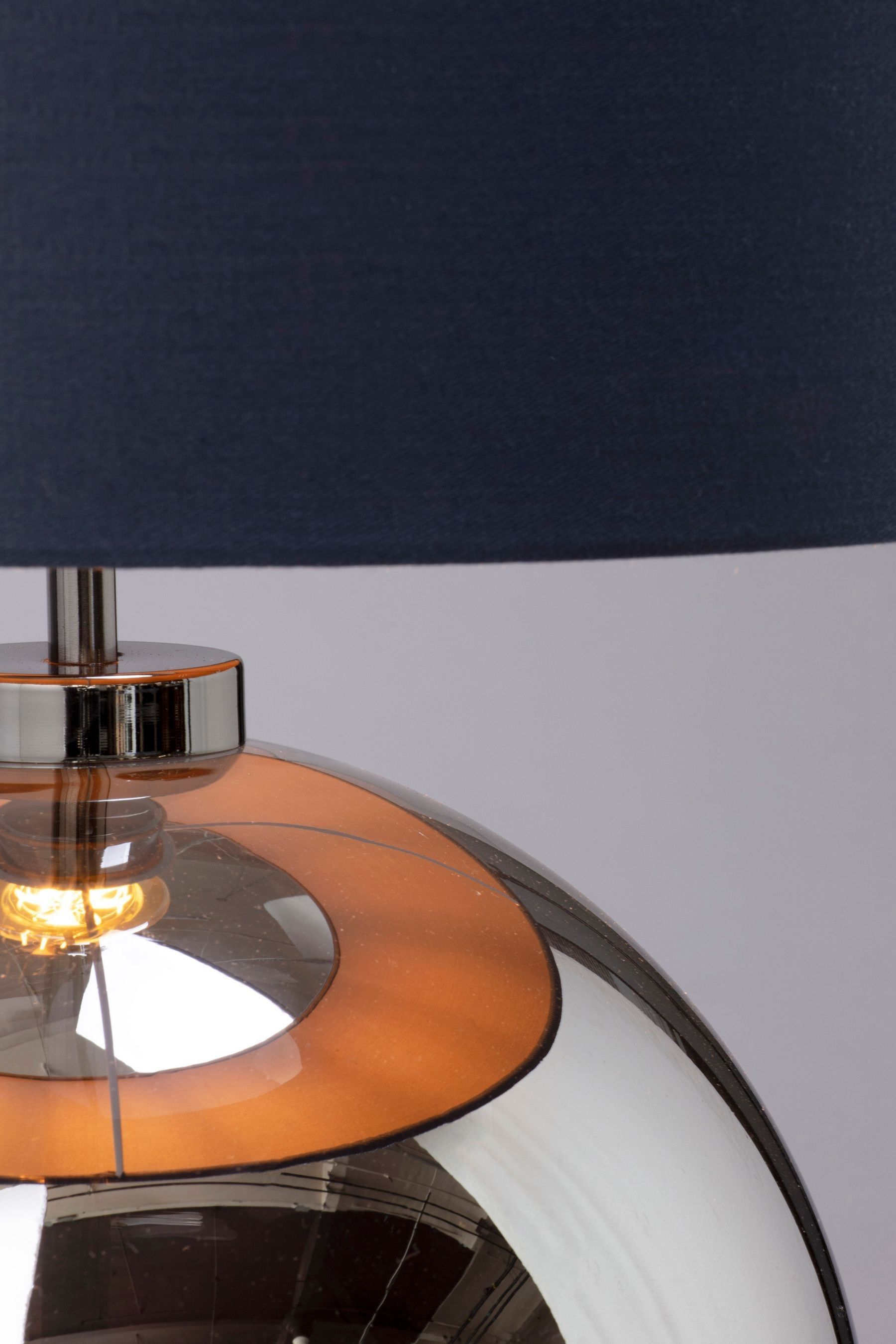 Buy BHS Black Large Glass Table Lamp from the Next UK online shop
