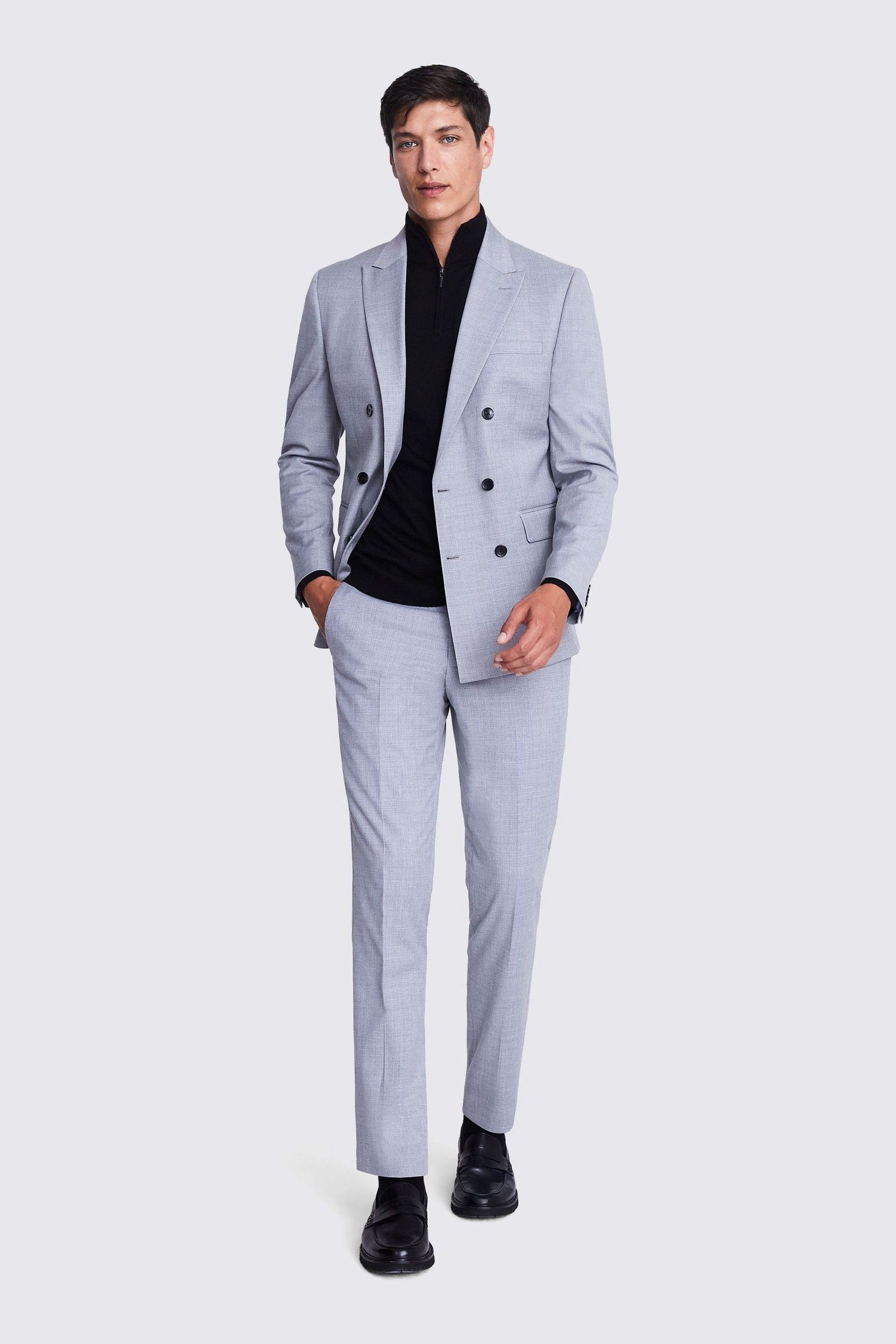 Buy MOSS Grey Slim Fit Stretch Suit: Jacket from the Next UK online shop