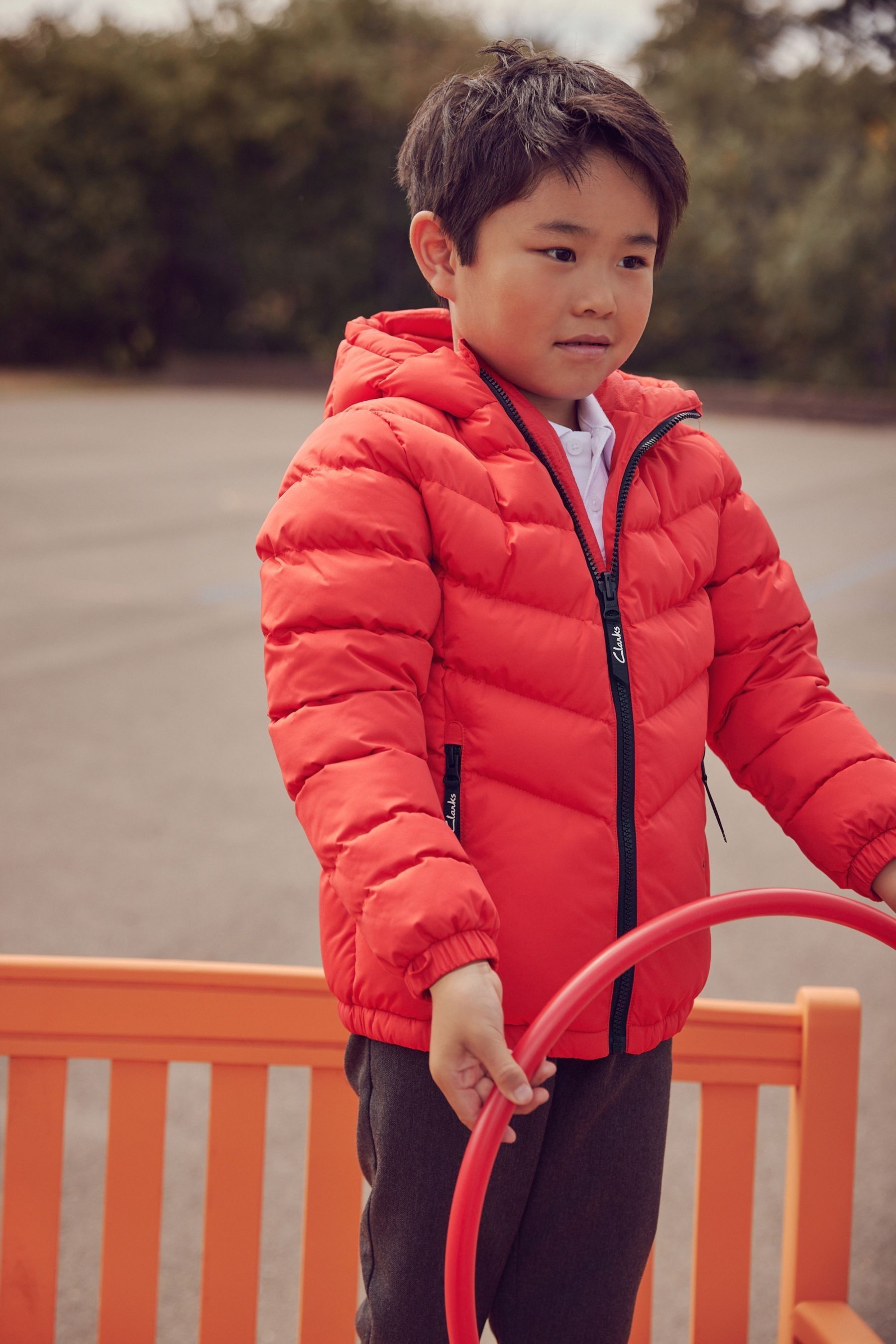 Buy Clarks Navy Clarks Boys Navy Shower Resistant 3-in-1 Coat from the ...
