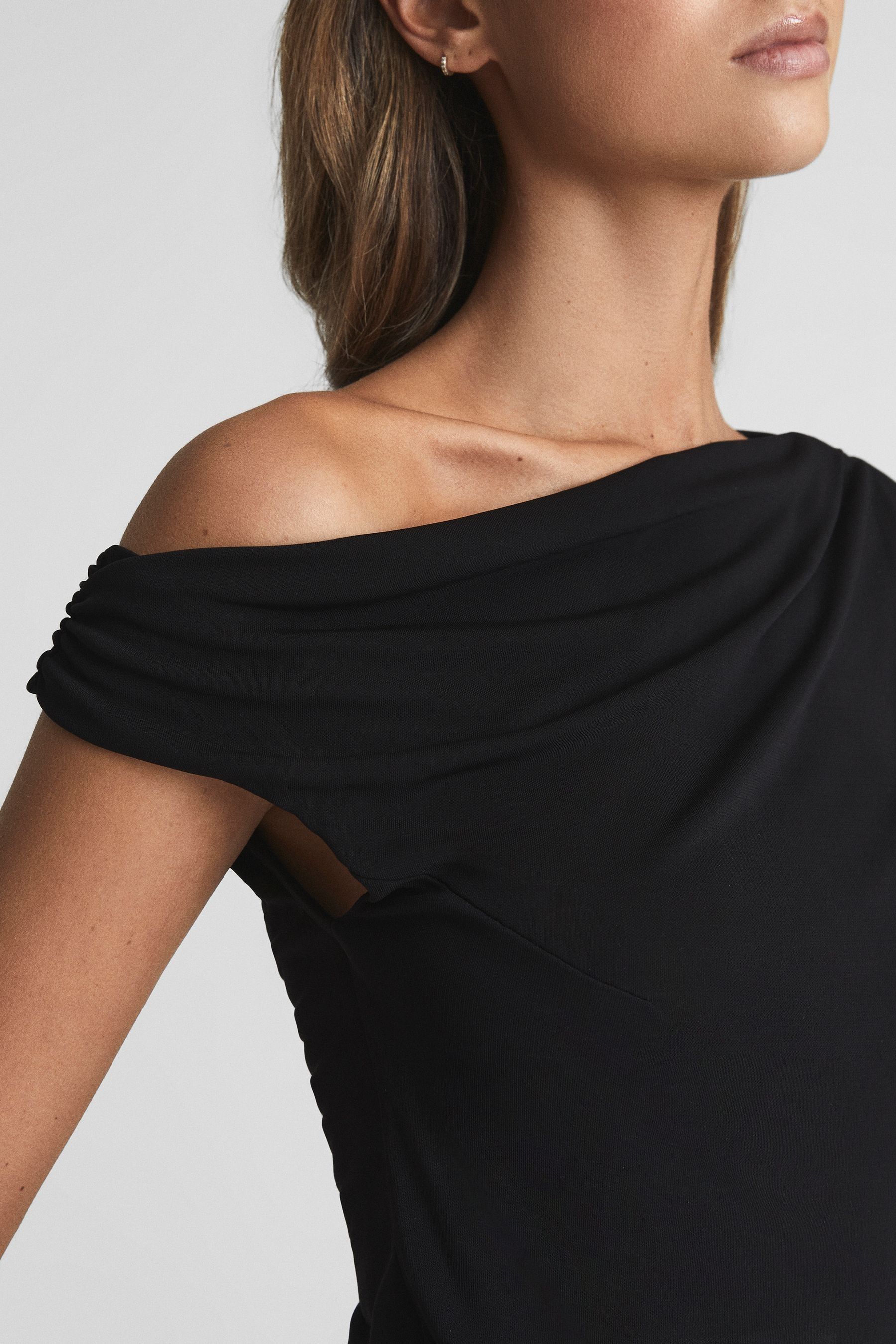Buy Reiss Celia Short Sleeve Drape Top from the Next UK online shop