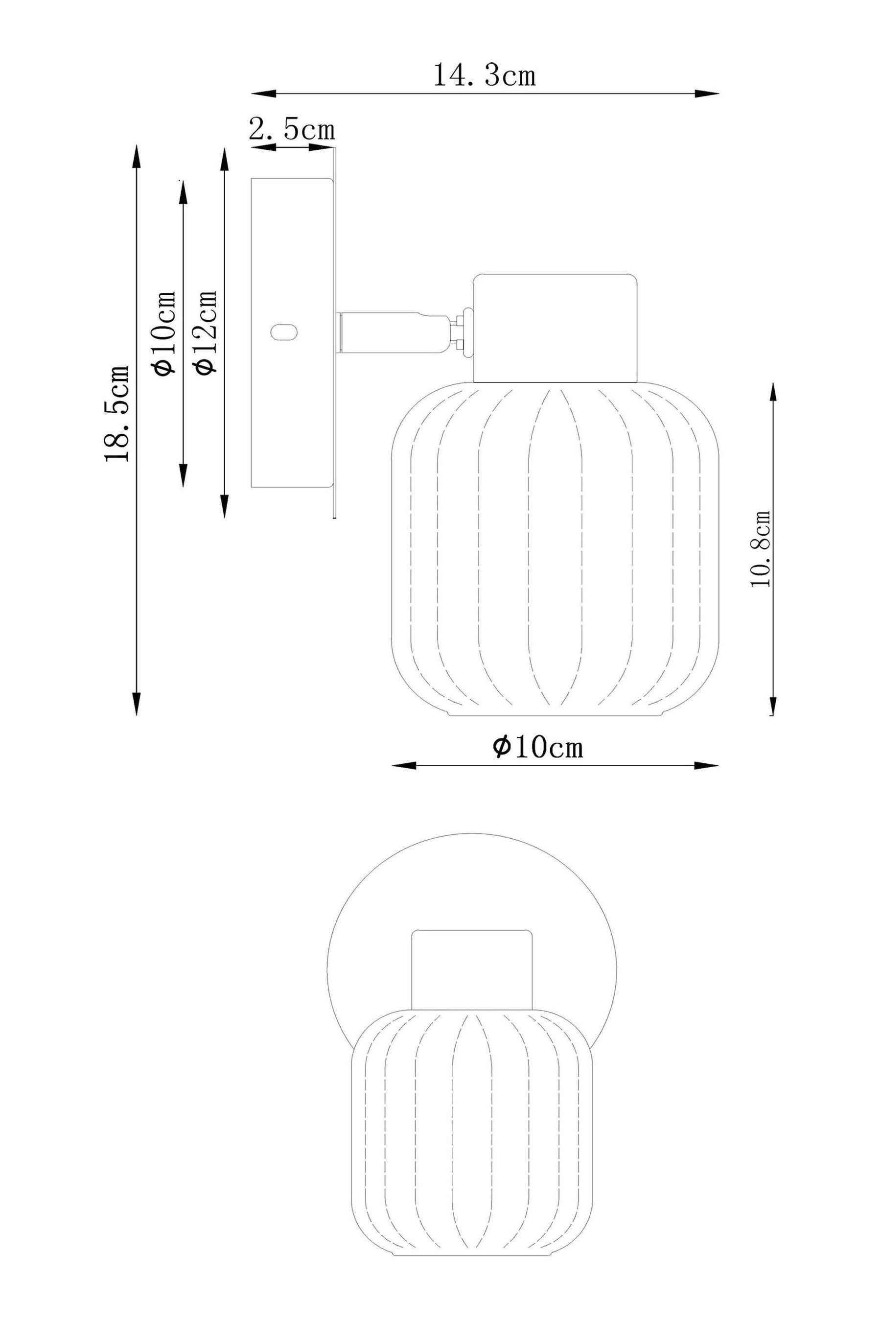 Buy Smoke Grey Jensen Wall Light from the Next UK online shop