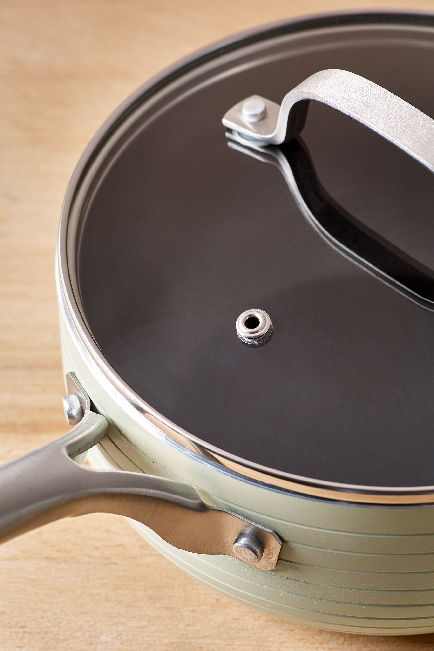 Buy 5 Piece Sage Green Non Stick Pan Set from the Next UK online shop