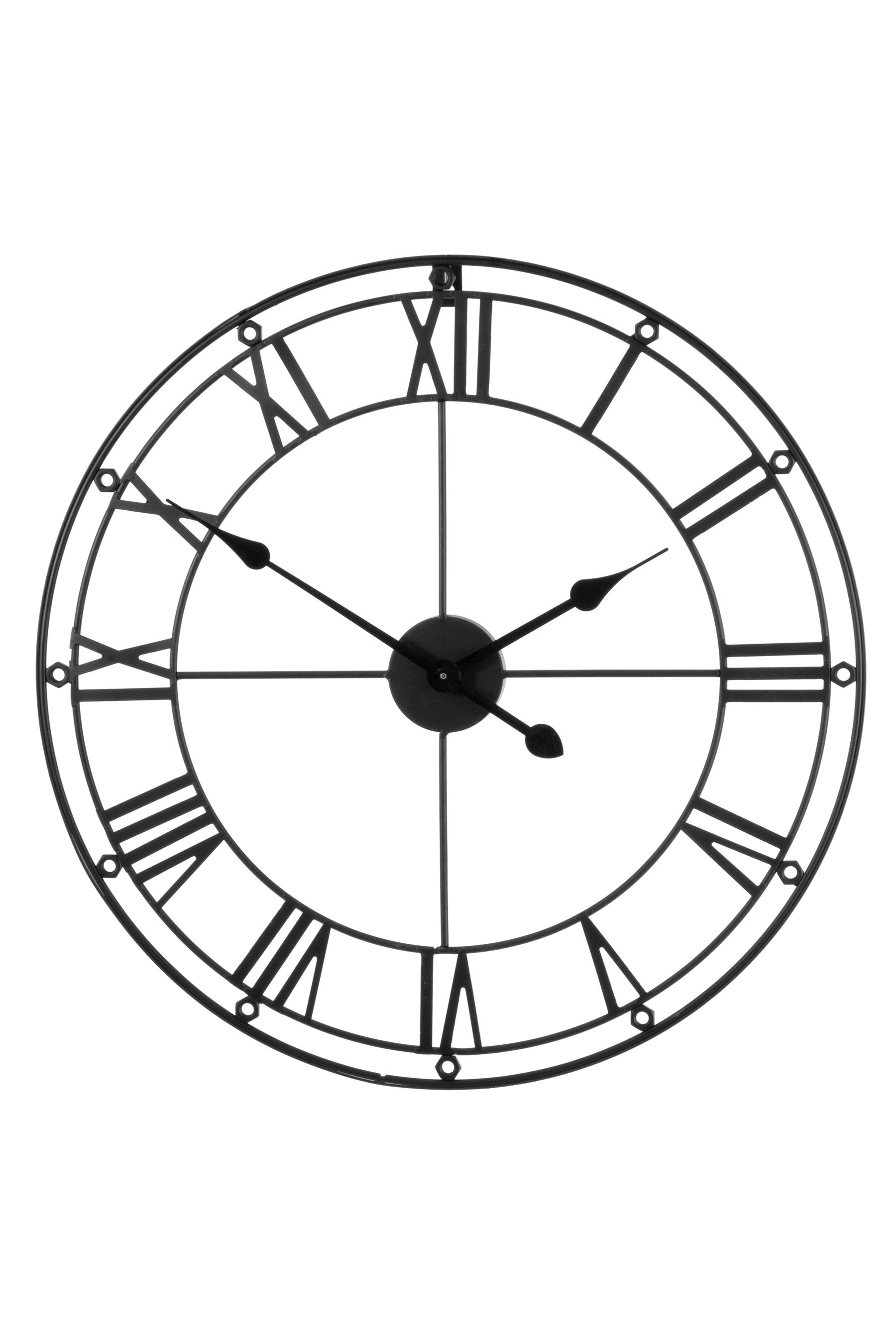 Buy Interiors by Premier Matt Black Wall Clock from the Next UK online shop